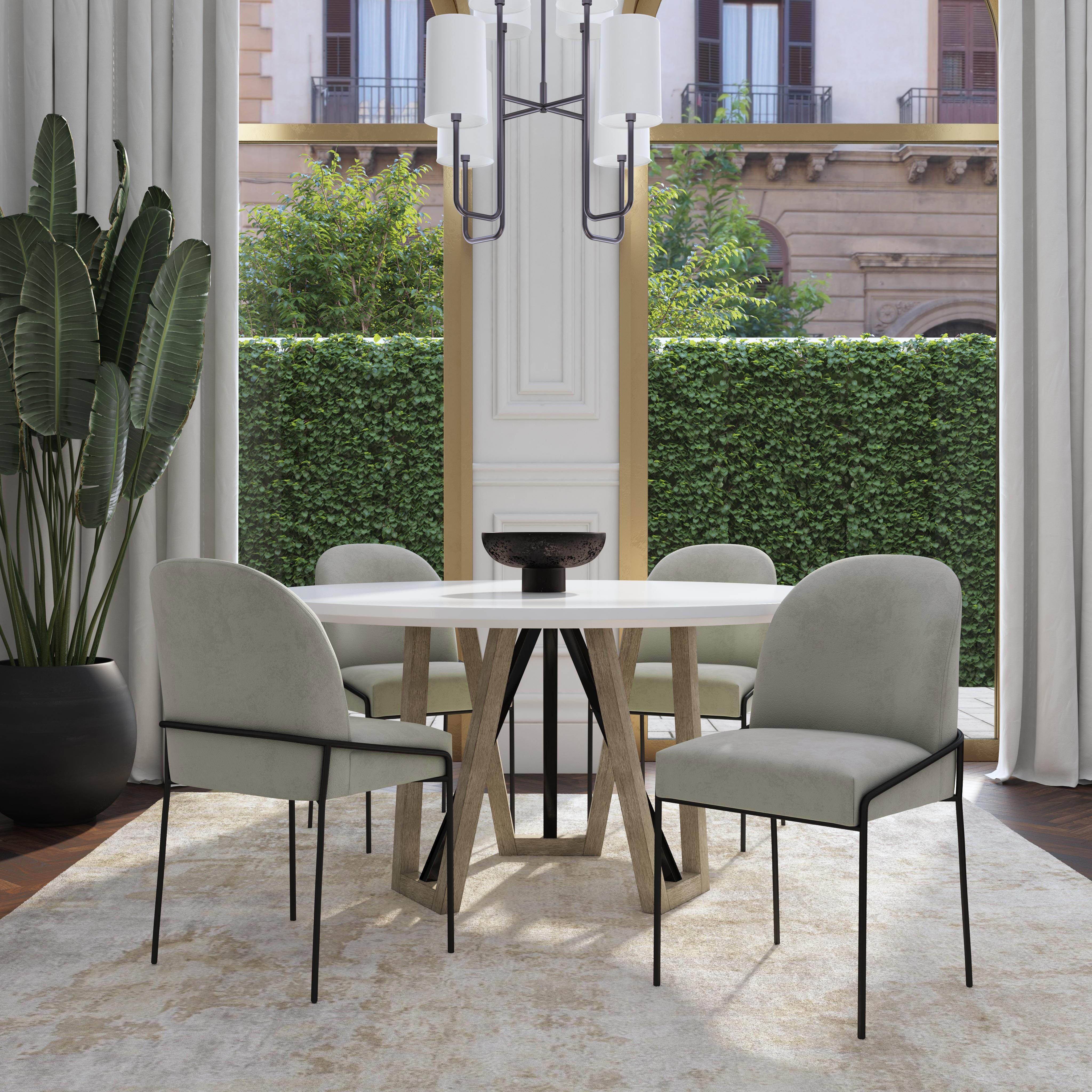 Click here for Kinfine USA Inc. HomePop Modern Dining Chair  Fawn prices