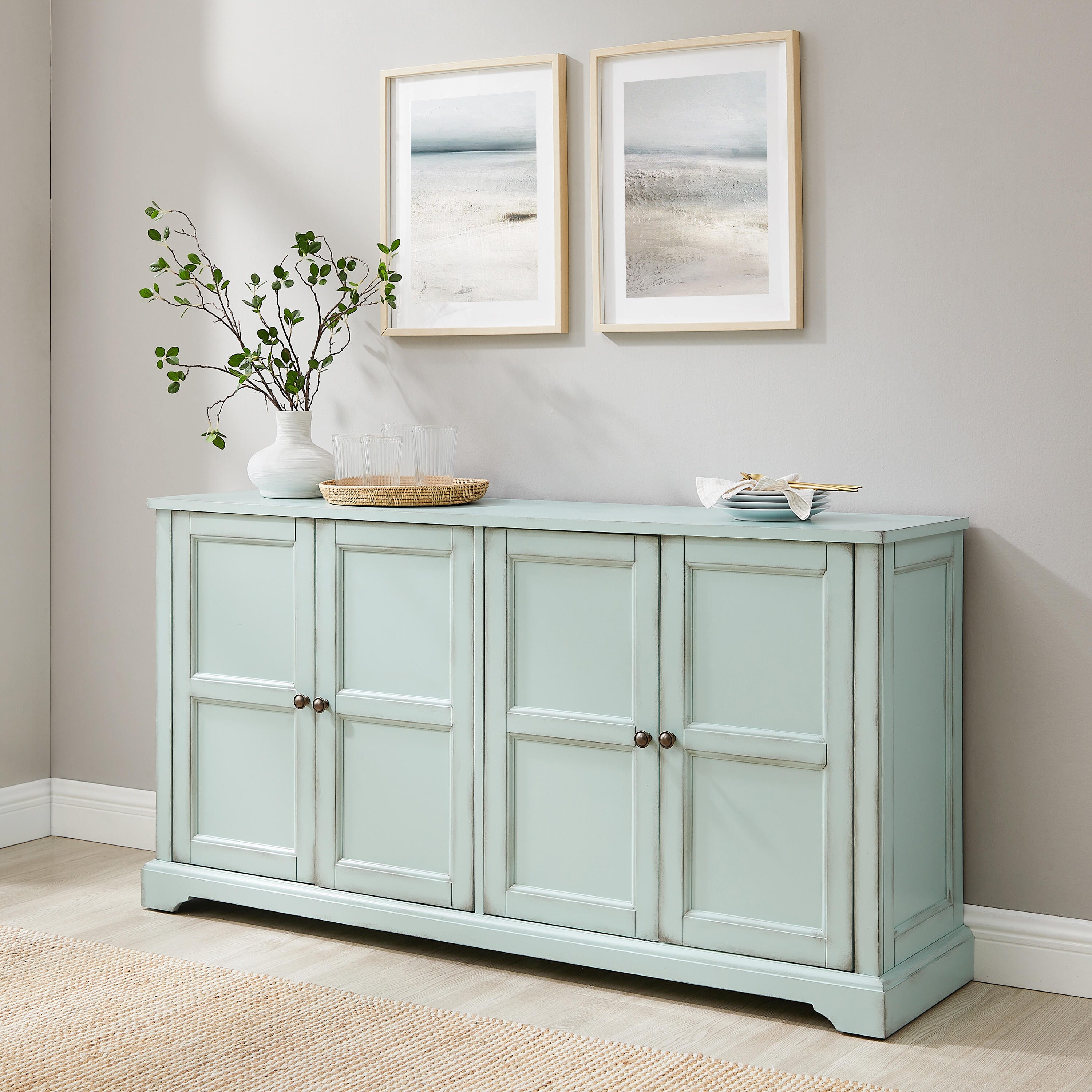Click here for Crosley Furniture Holbrook Sideboard  Distressed B... prices