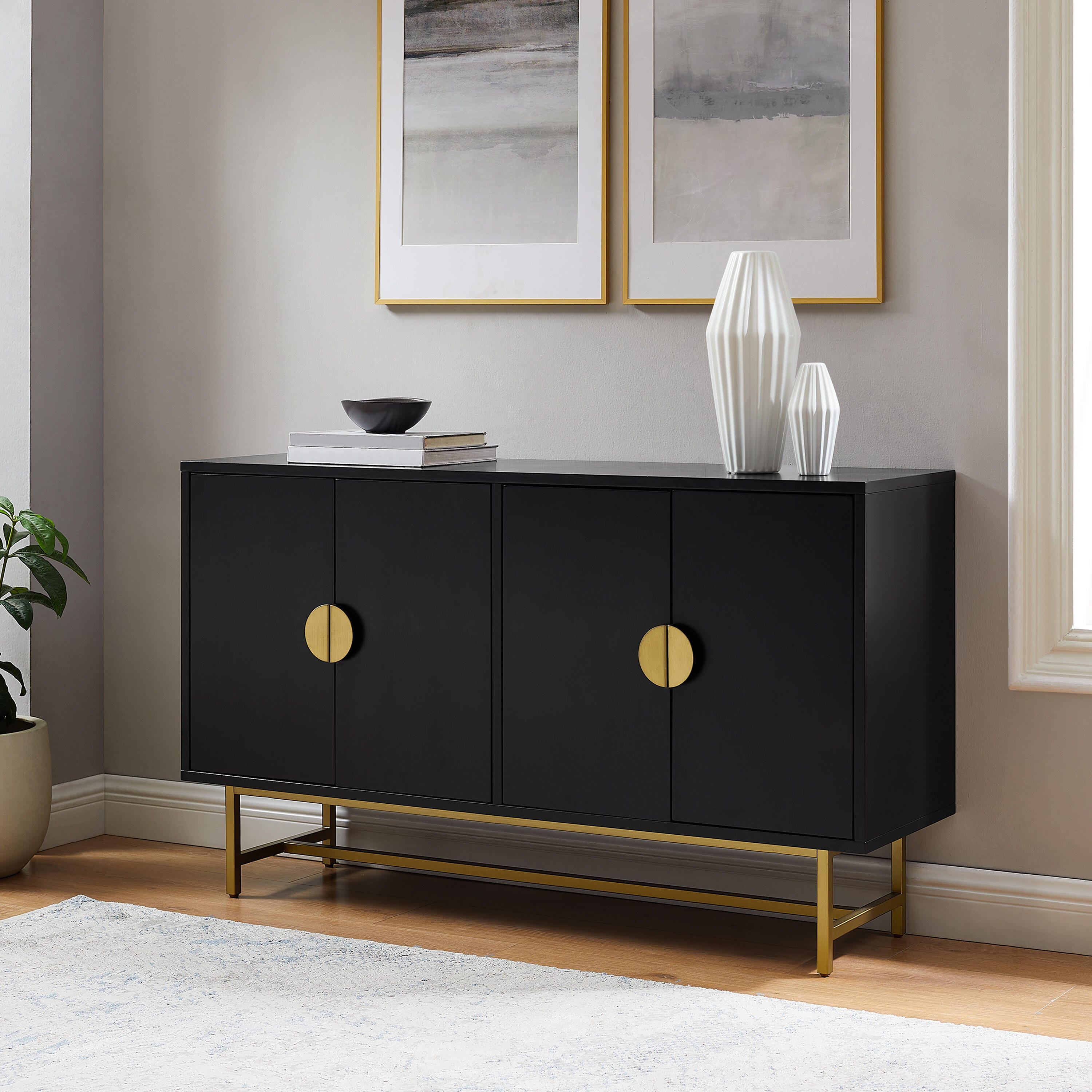 Click here for Crosley Furniture Blair Sideboard  Matte Black prices
