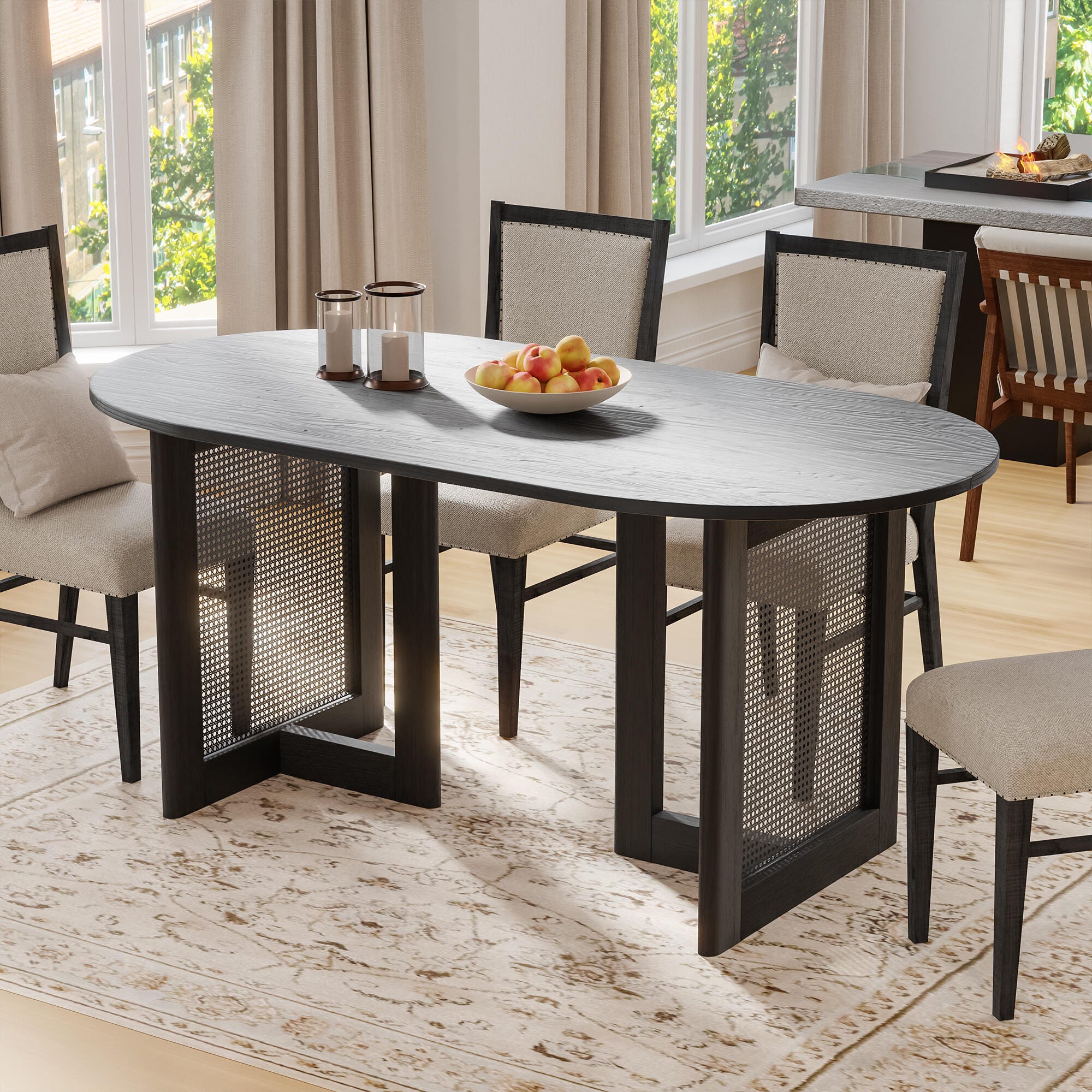 Click here for Neutypechic Ambience Dining Table  Black prices