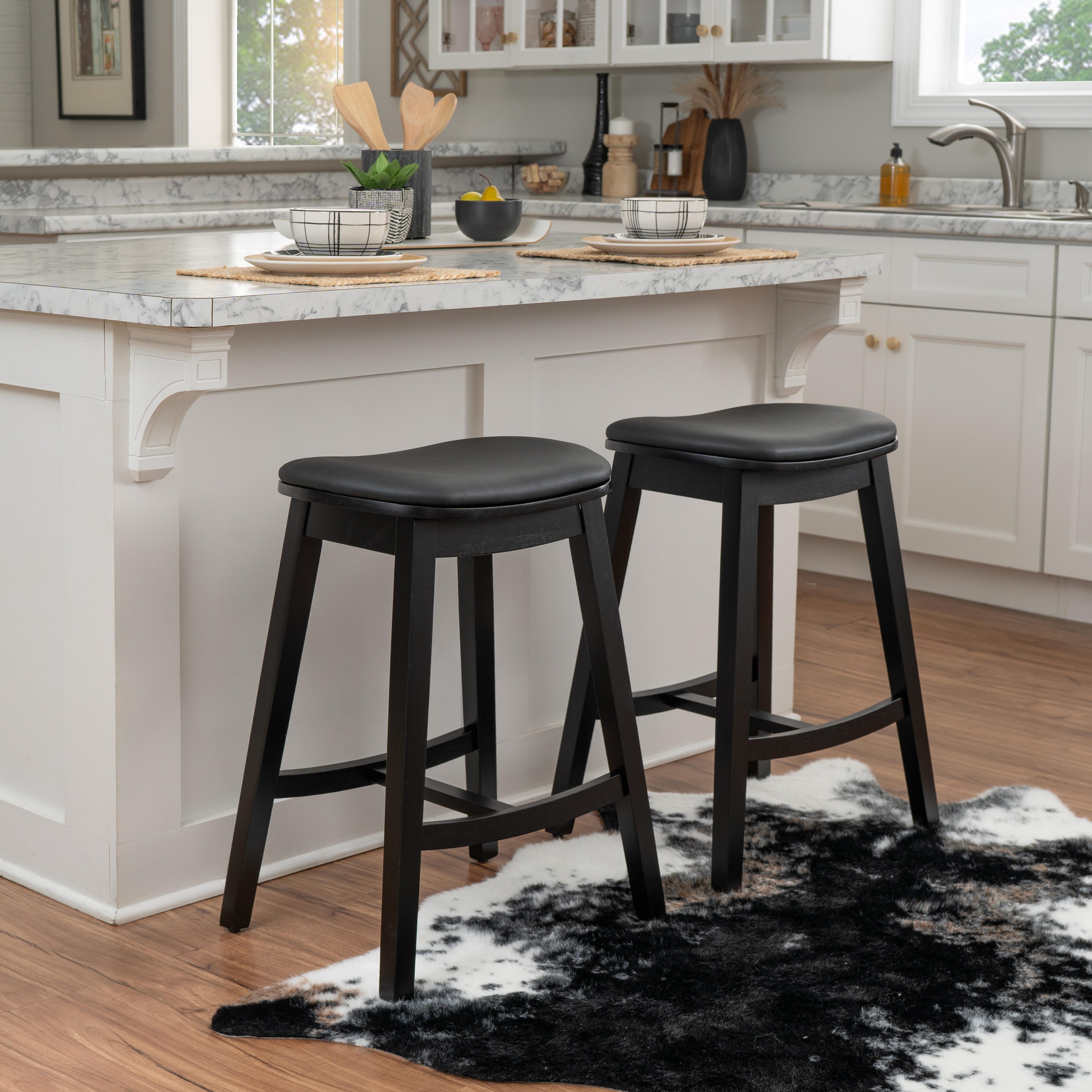 Click here for Linon Carmen Counter Height Bar Stools (Set of 2)... prices
