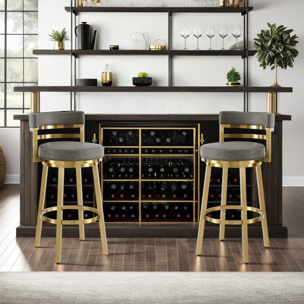 Click here for Madrid Swivel Counter Height Bar Stool  Vintage Gr... prices