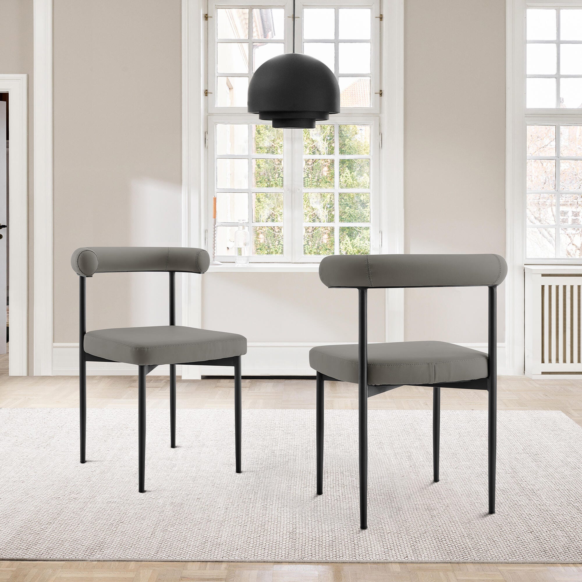 Click here for Shannon Dining Chair (Set of 2)  Gray prices