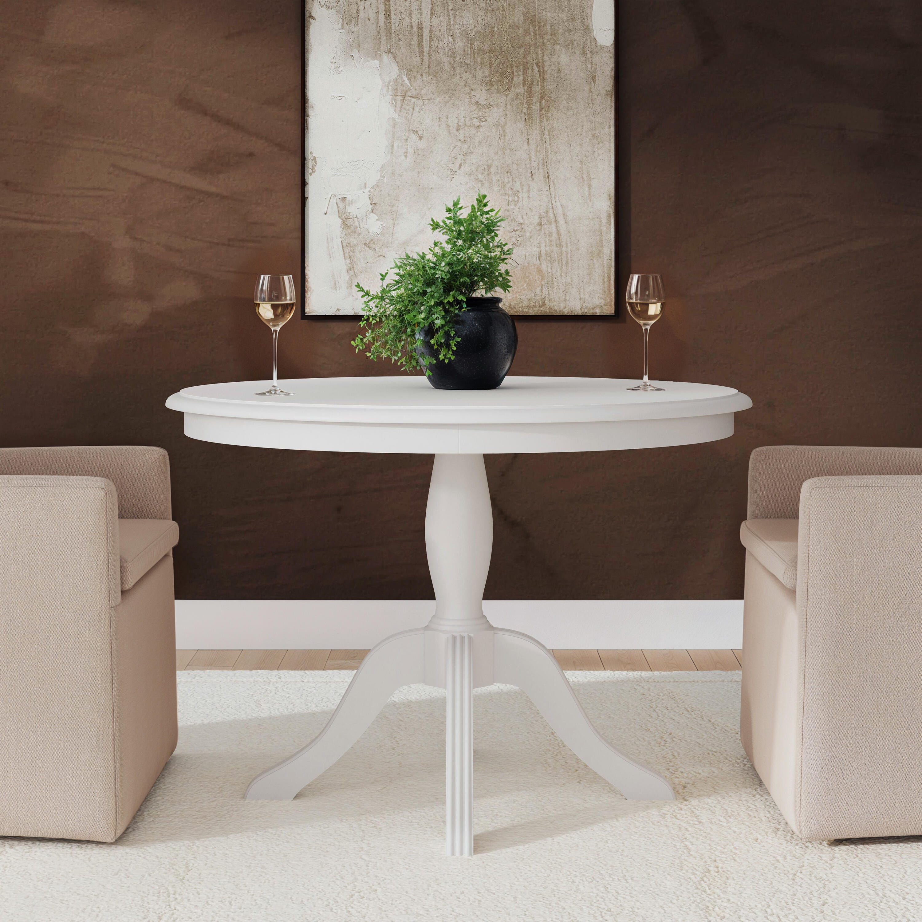 Linon Landin Pedestal Table | Ashley