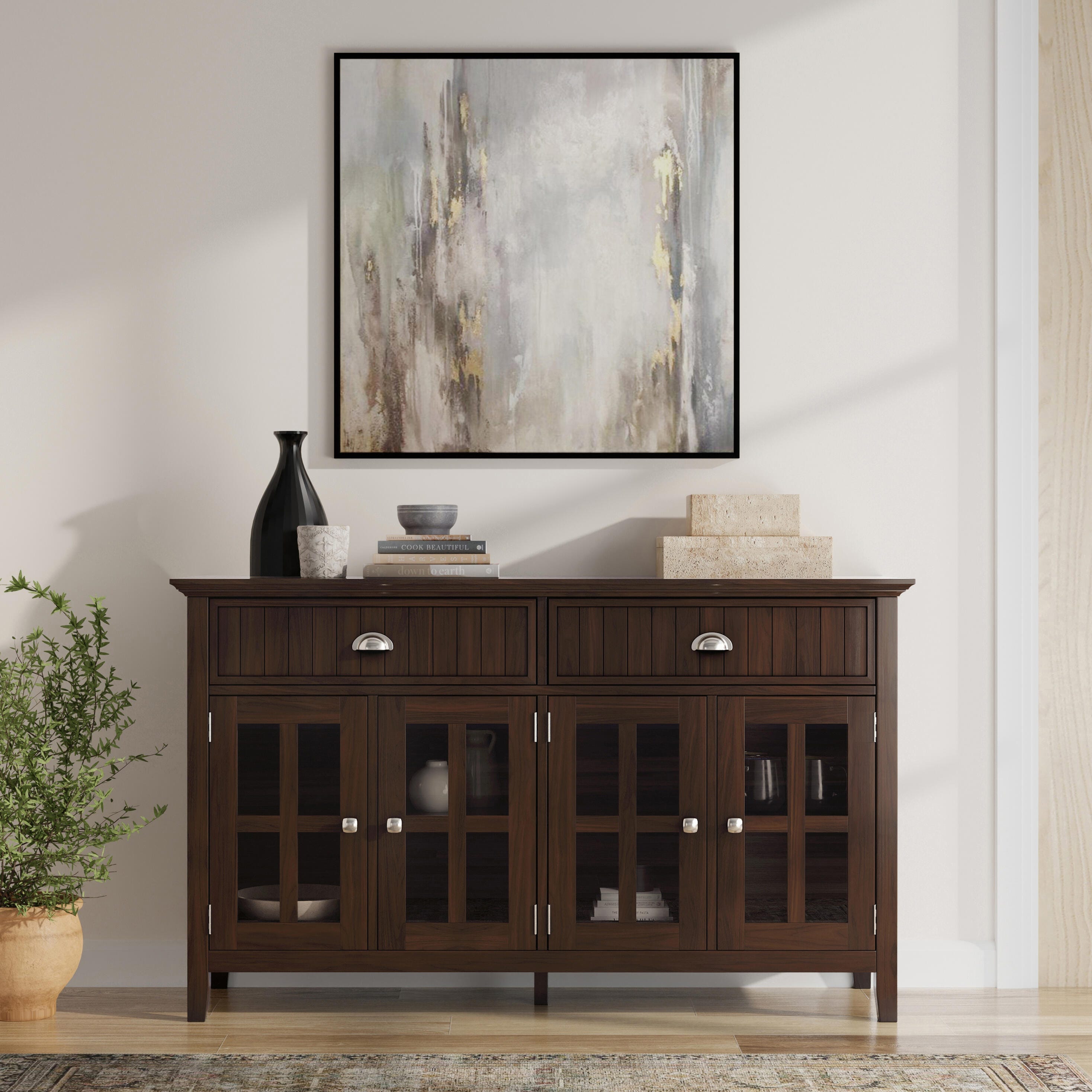 Click here for Simpli Home Acadian Sideboard Buffet  Brunette Bro... prices