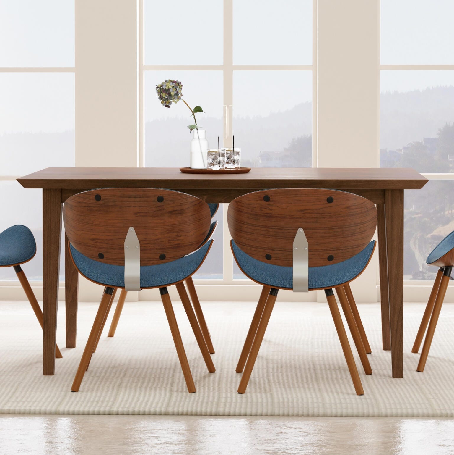 Click here for Simpli Home Colby Dining Table  Walnut prices