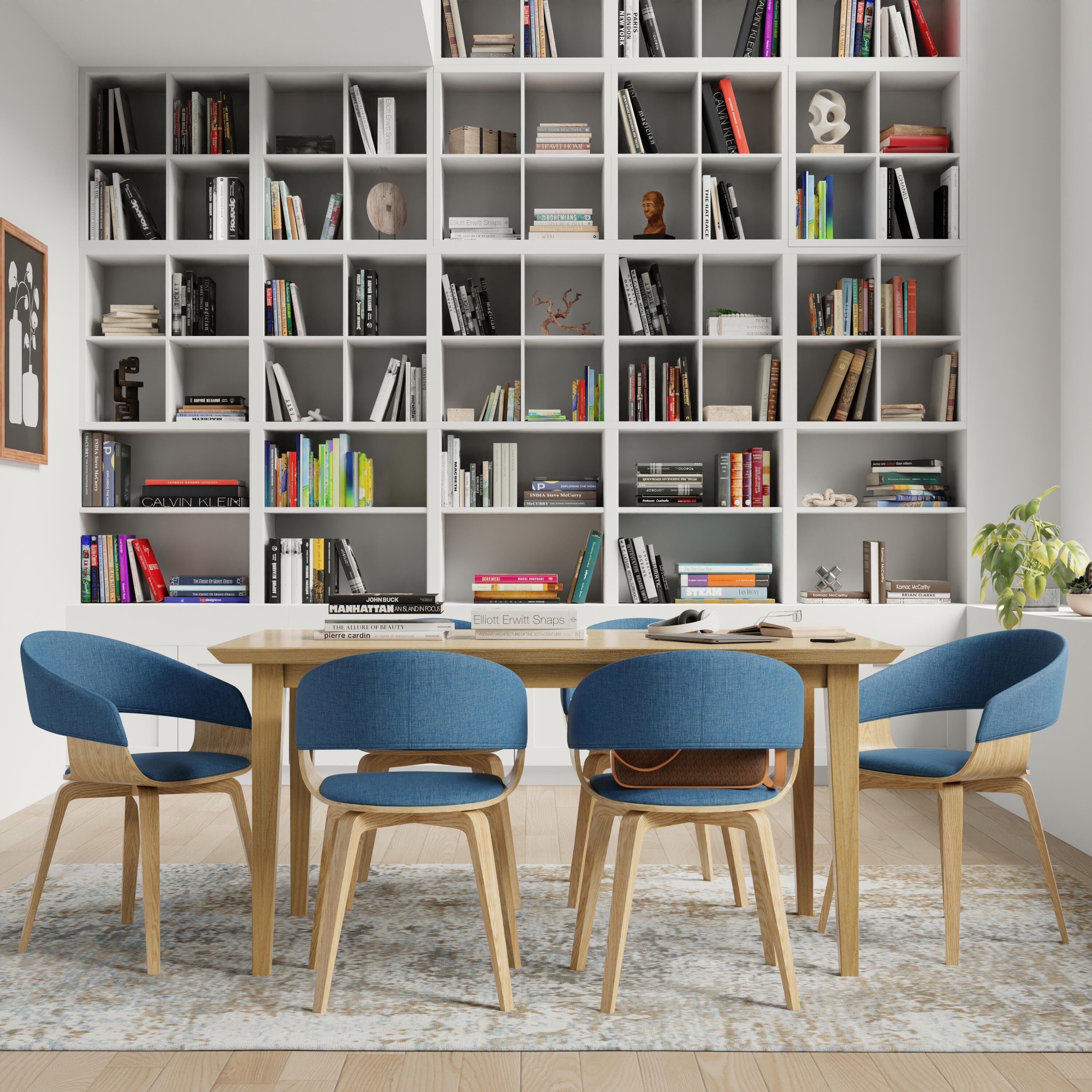 Click here for Simpli Home Lowell Dining Chair  Blue prices