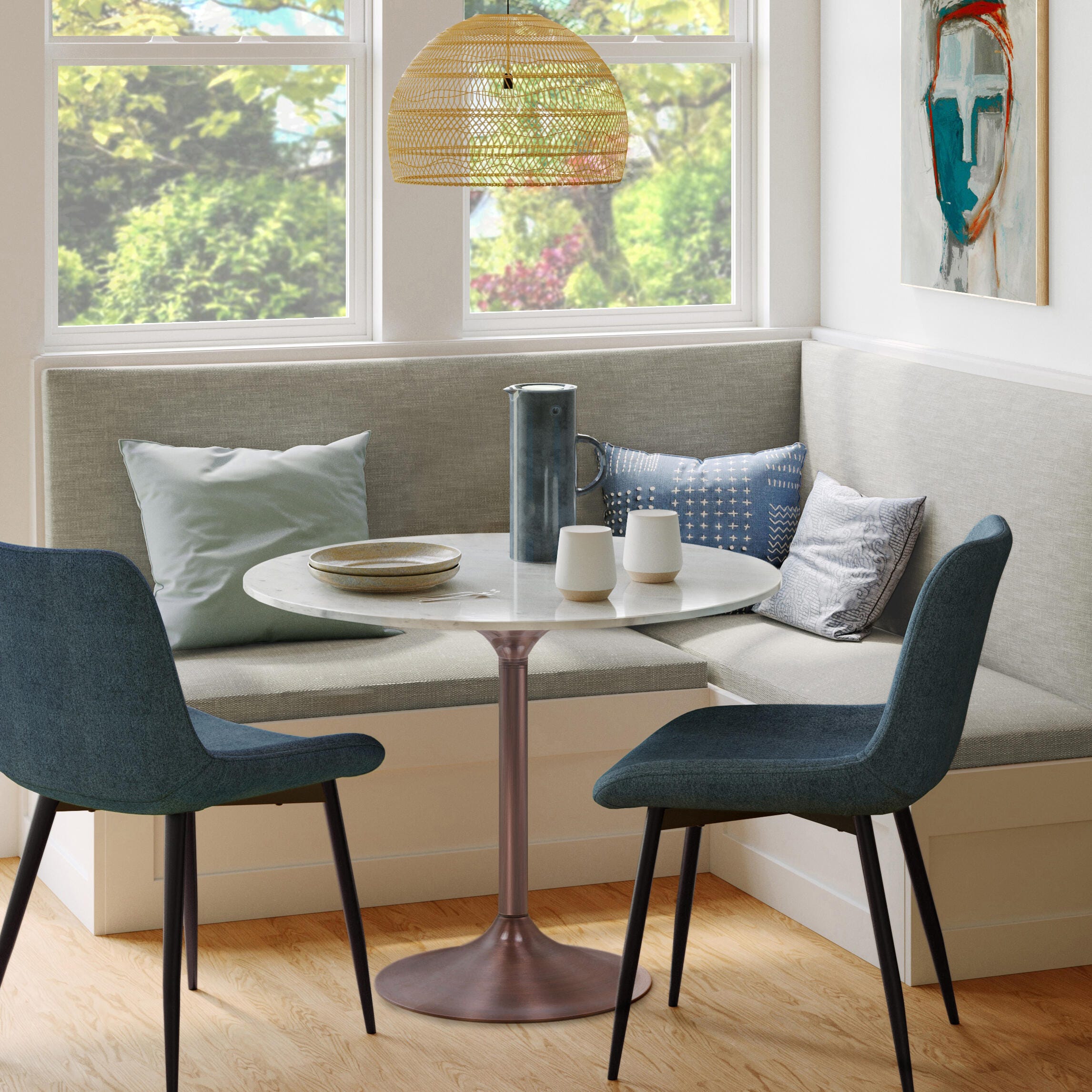 Click here for Simpli Home Osborne Dining Table  White prices