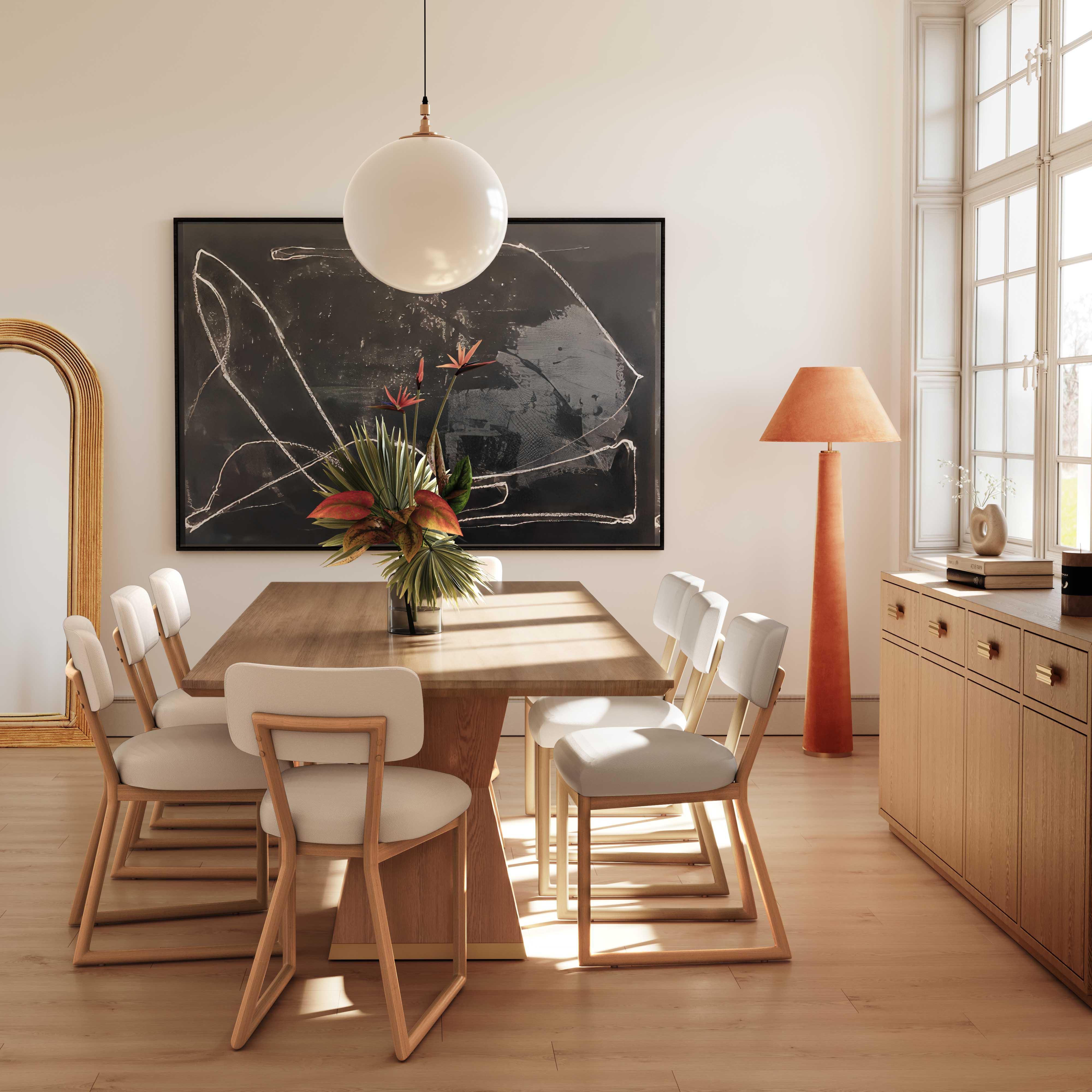 Click here for TOV Furniture Bobbie Dining Chair  Cream prices