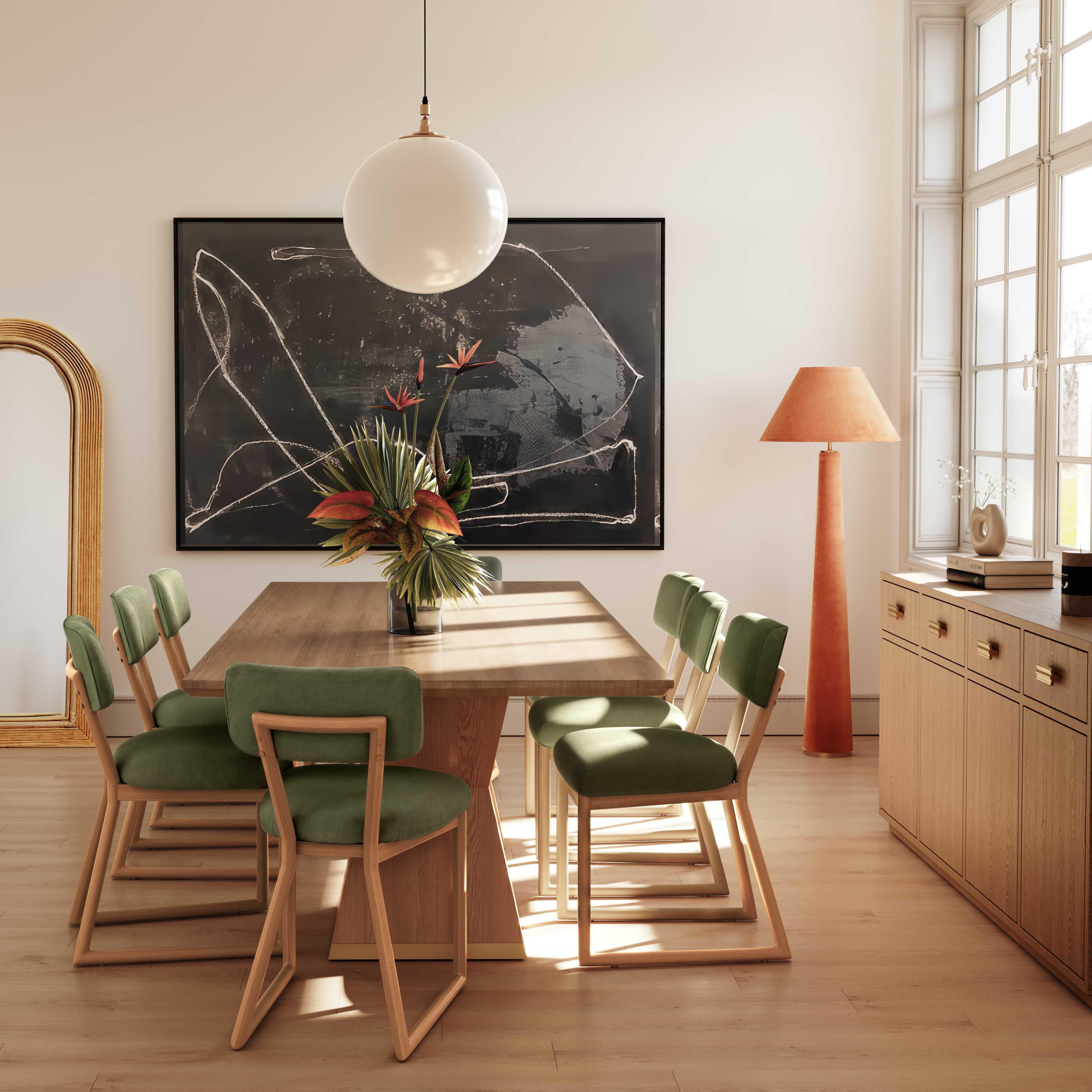 Click here for TOV Furniture Bobbie Dining Chair  Green prices