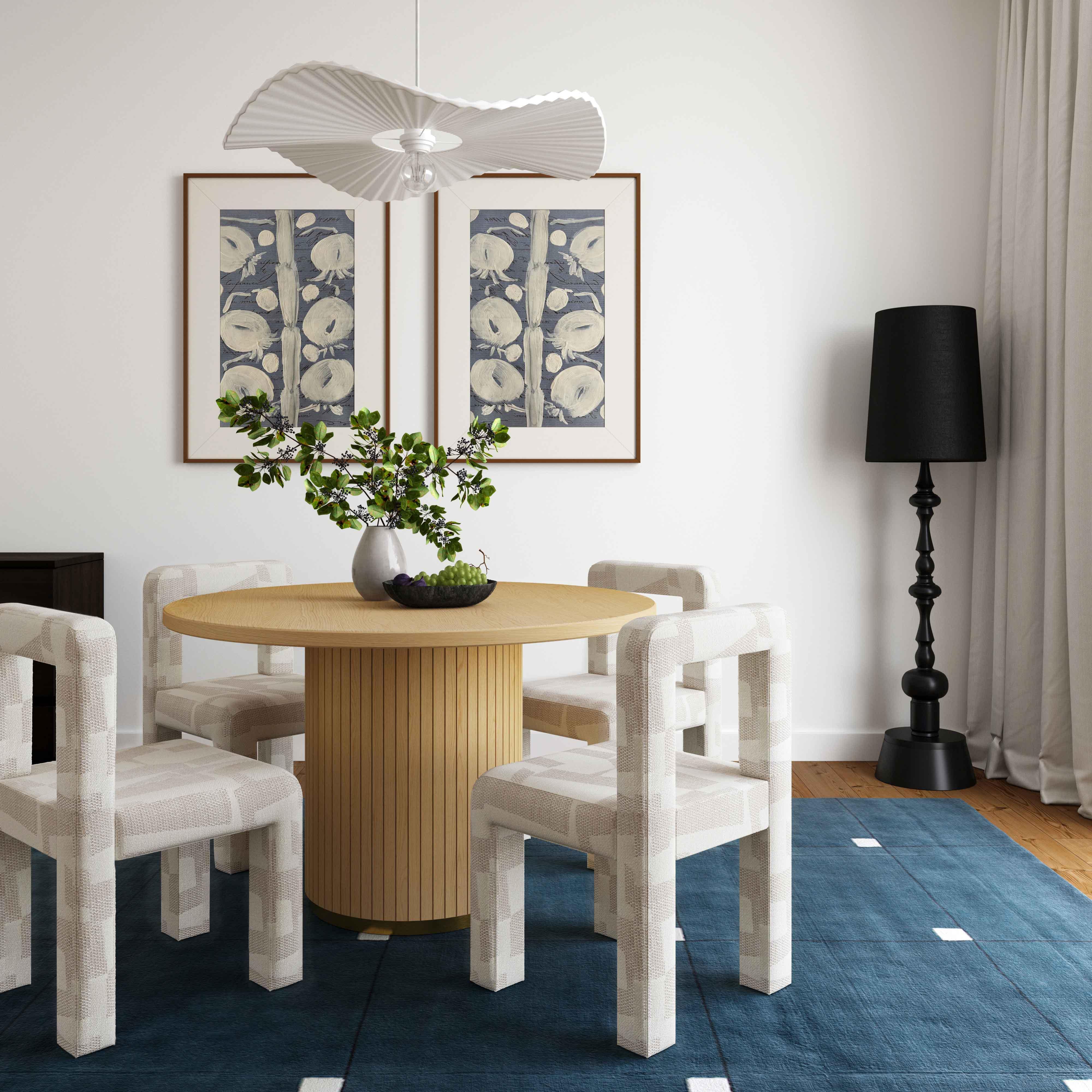 Click here for TOV Furniture Hazel Dining Stool  Cream prices