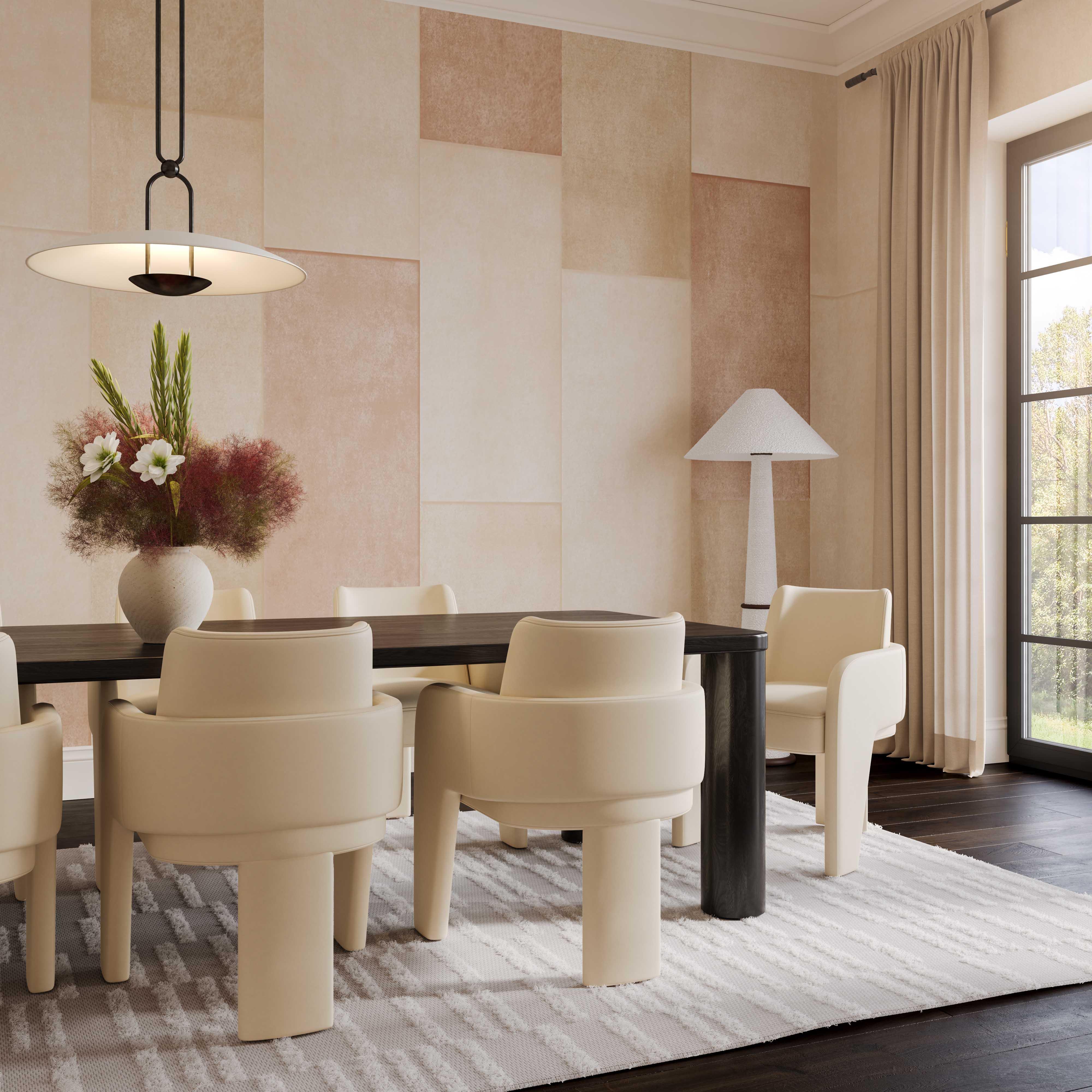 Click here for TOV Furniture Leo Dining Chair  Cream prices