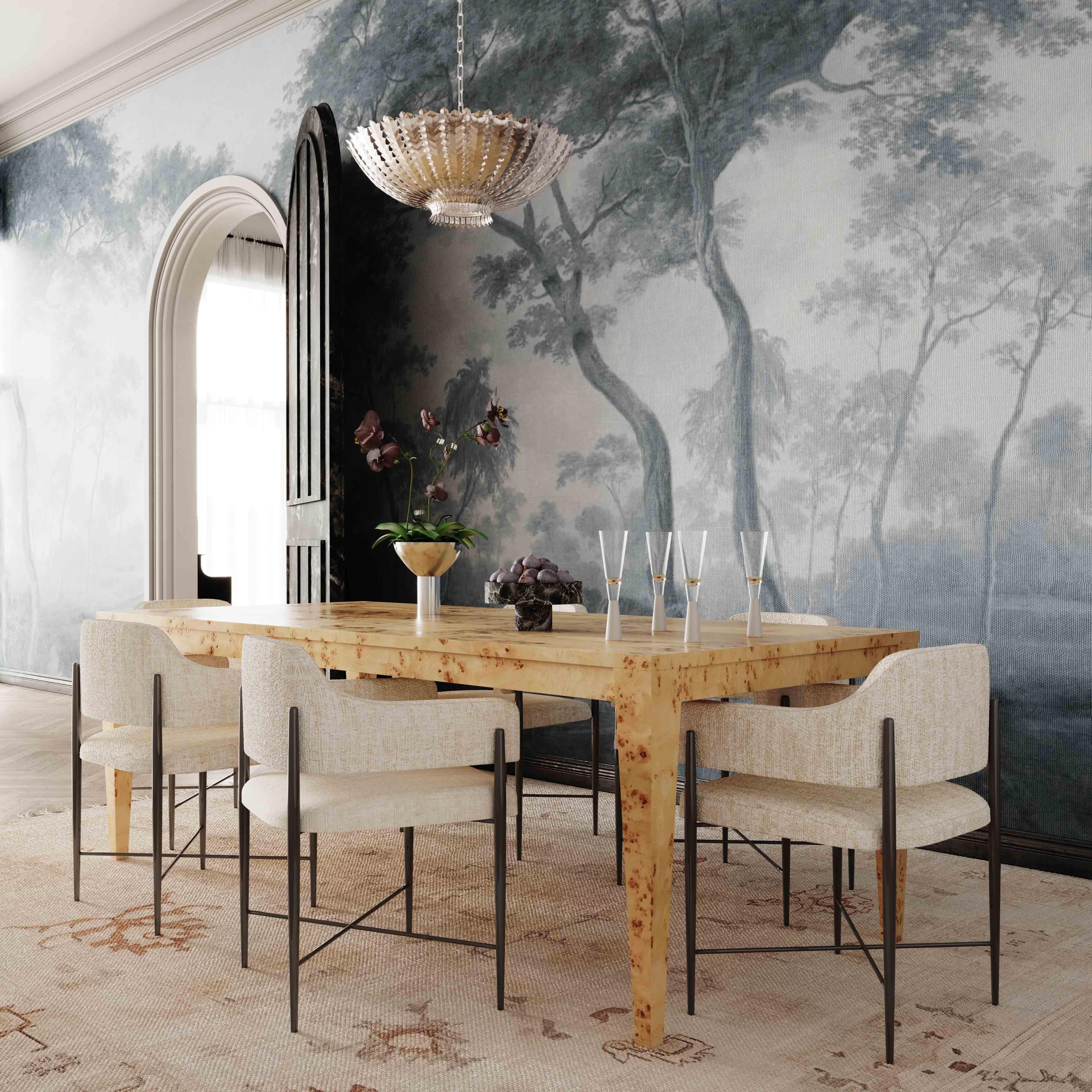 Click here for TOV Furniture Sezanne Dining Chair  Cream prices