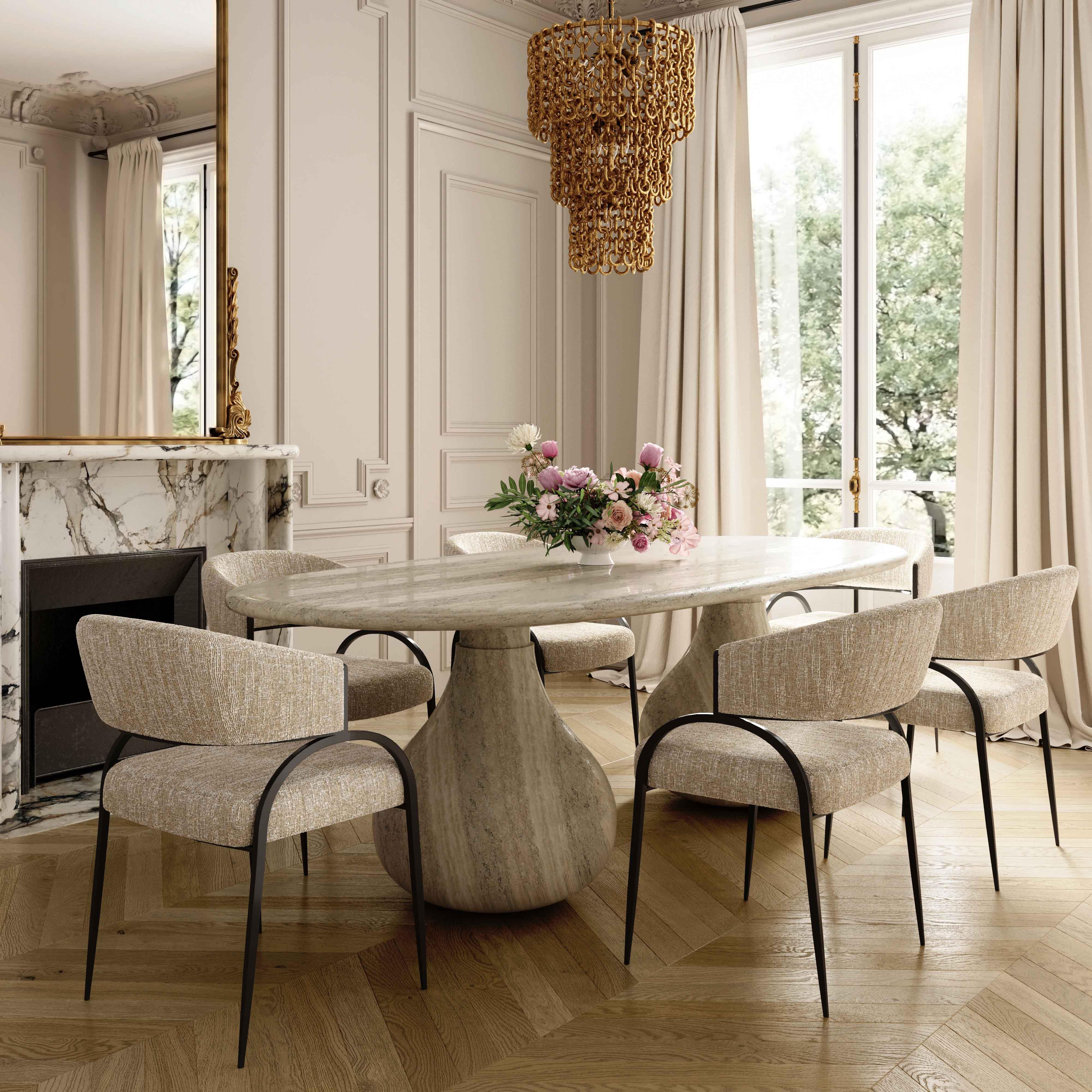 Click here for TOV Furniture Tatum Dining Chair  Cream prices