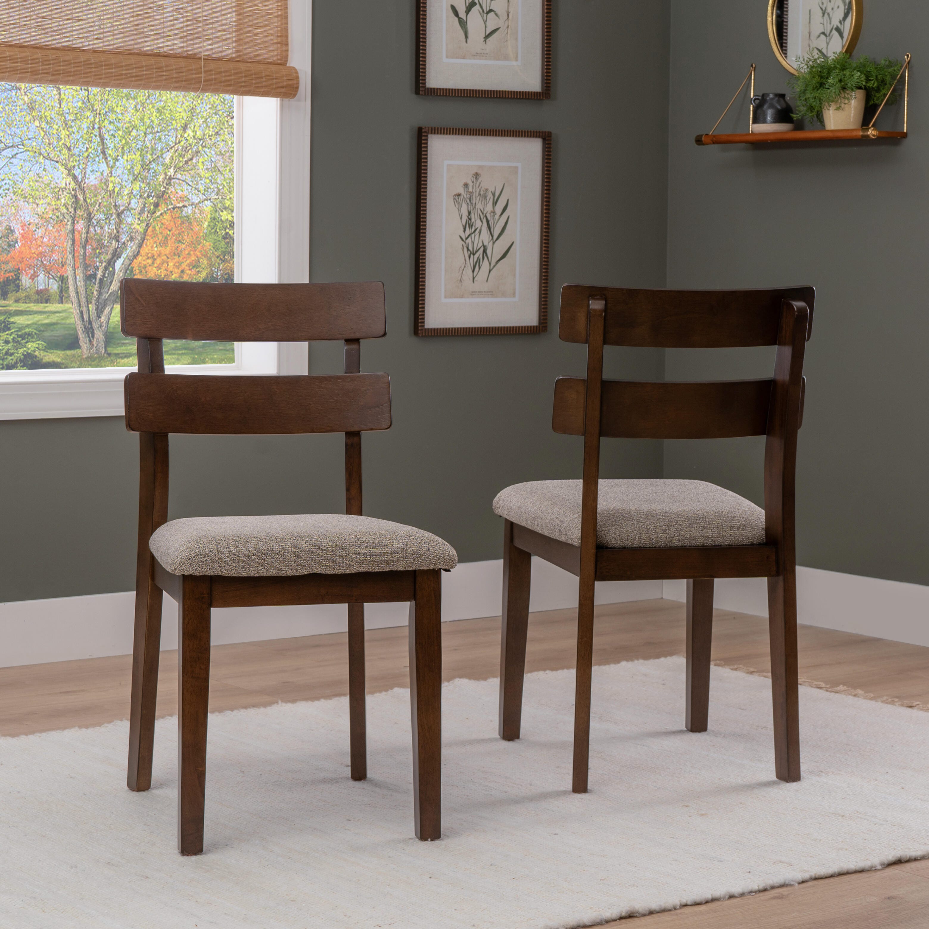 Click here for Linon Devin Dining Chairs (Set of 2)  Brown prices