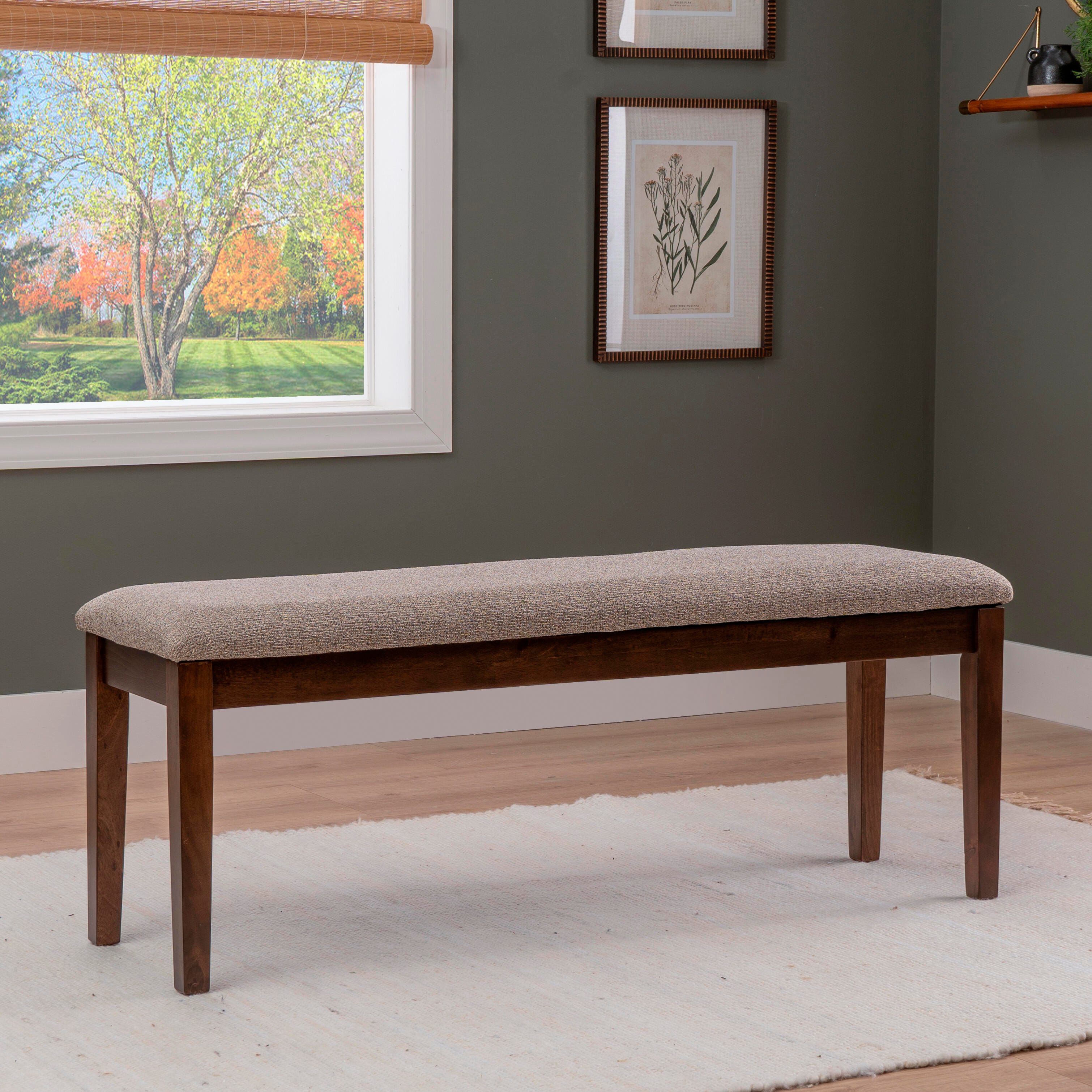 Click here for Linon Devin 50 Dining Bench  Brown prices
