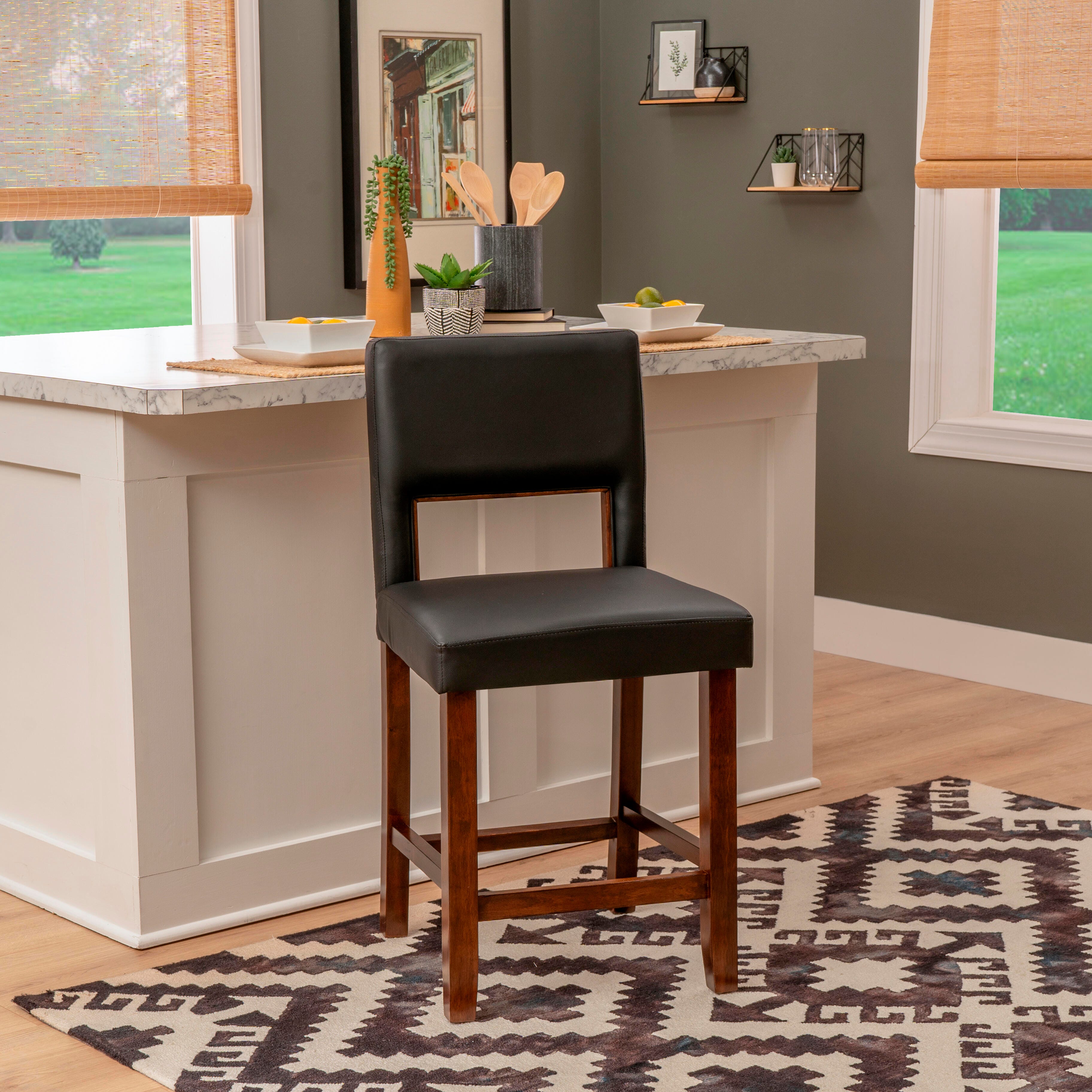 Click here for Linon Vega Counter Height Bar Stool  Black prices