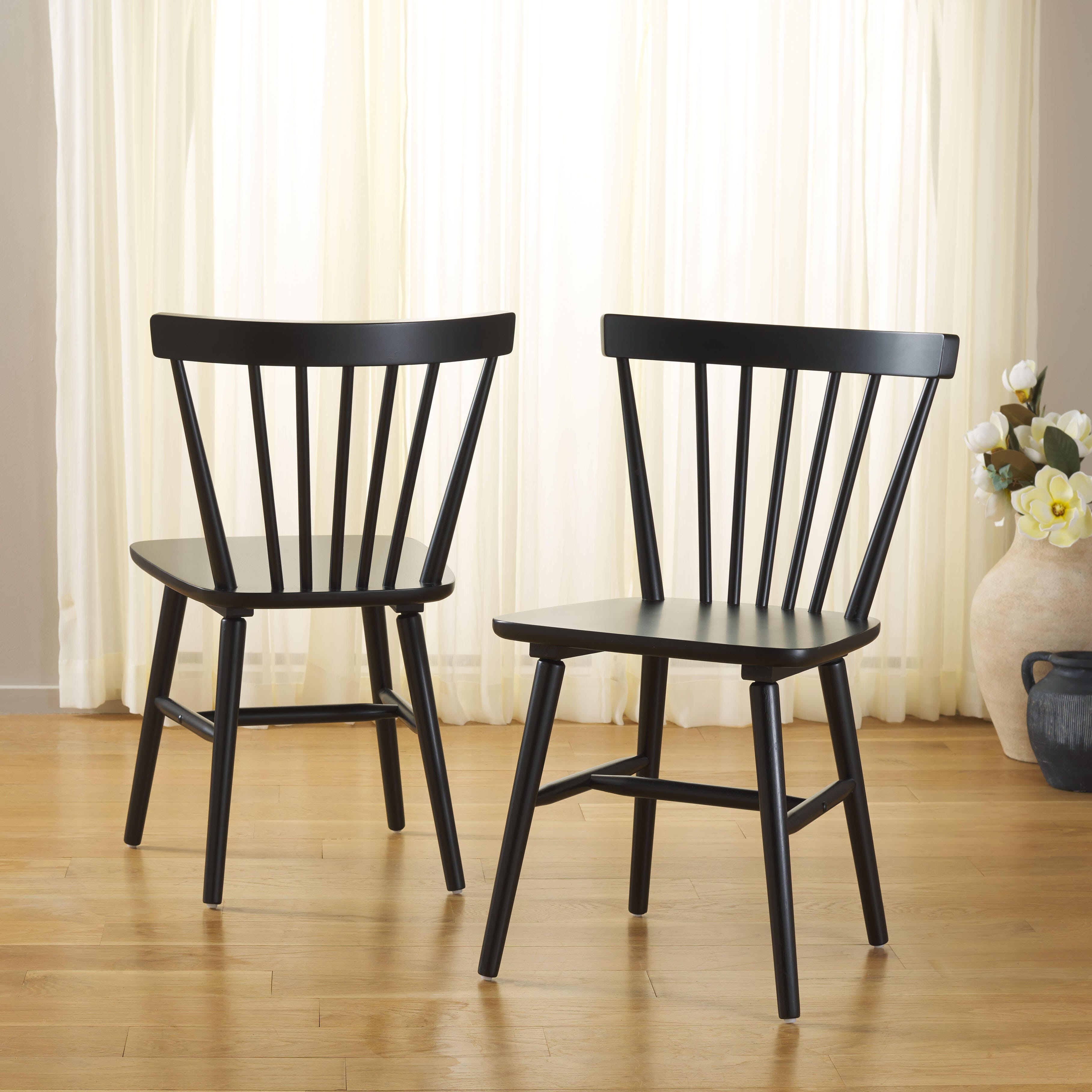 Click here for Safavieh Winona Dining Chair (Set of 2)  Matte Bla... prices