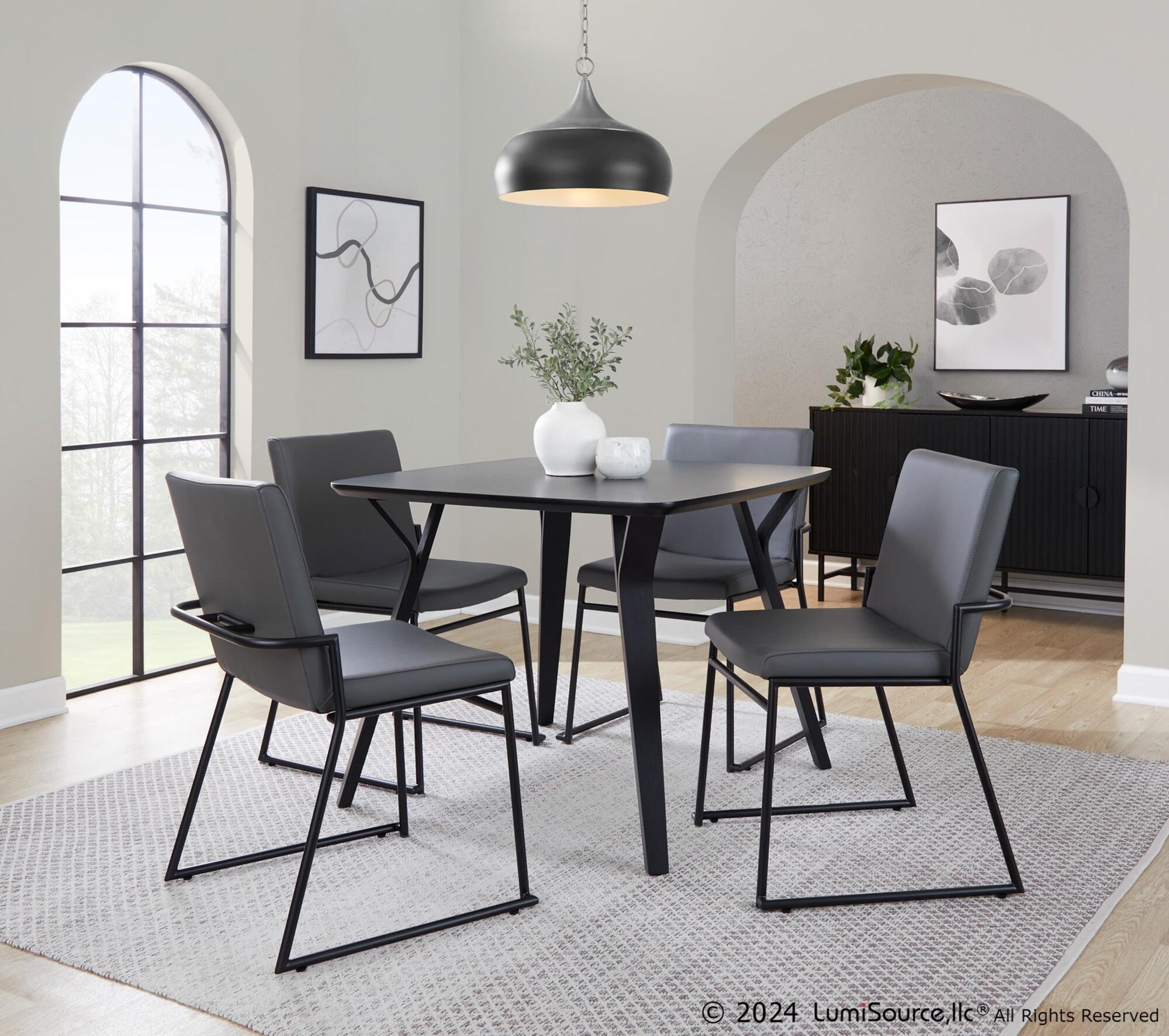 Click here for LumiSource Dutchess Dining Chair (Set of 2)  Gray prices