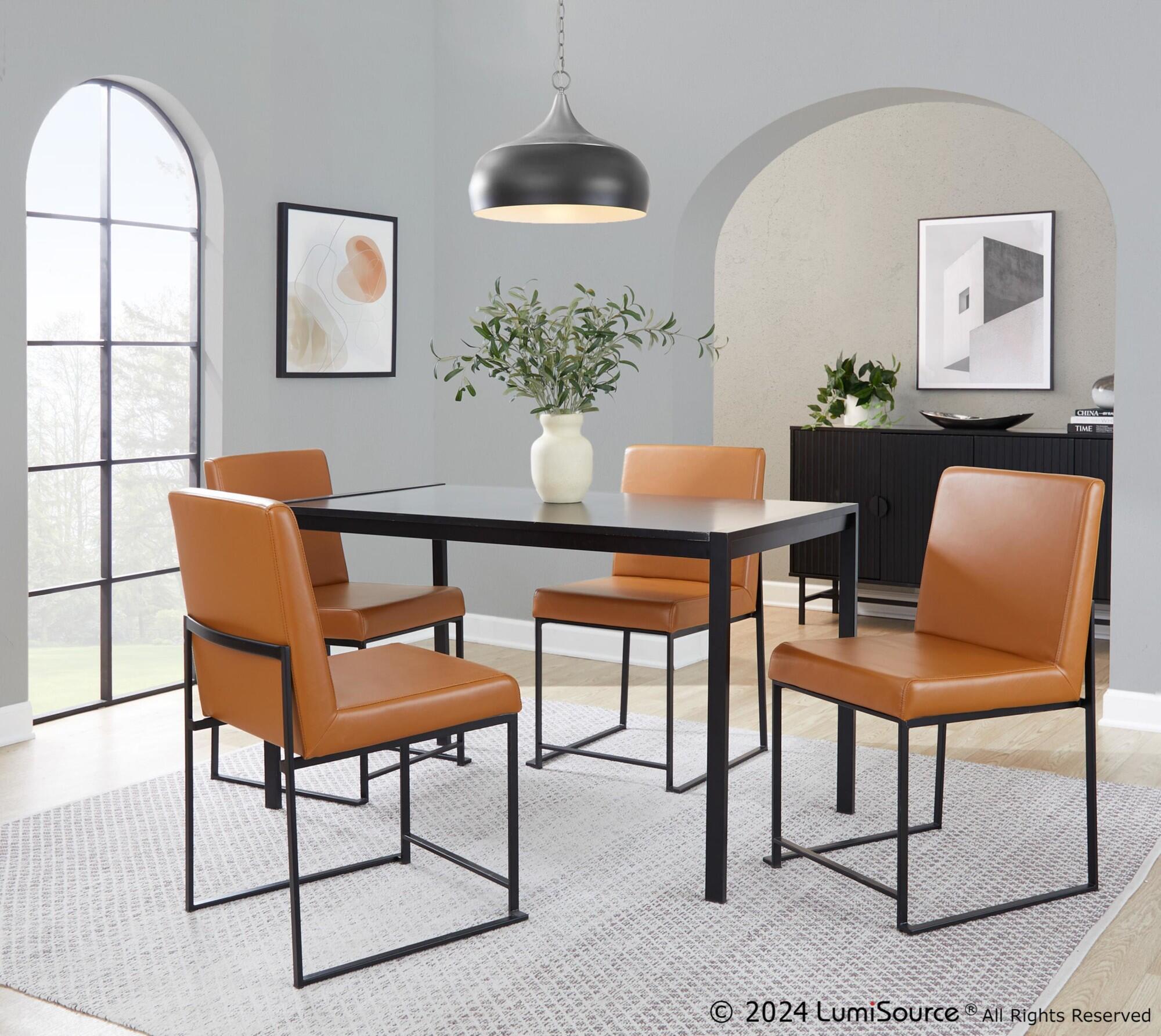 Click here for LumiSource Fuji Dining Chair (Set of 2)  Camel prices