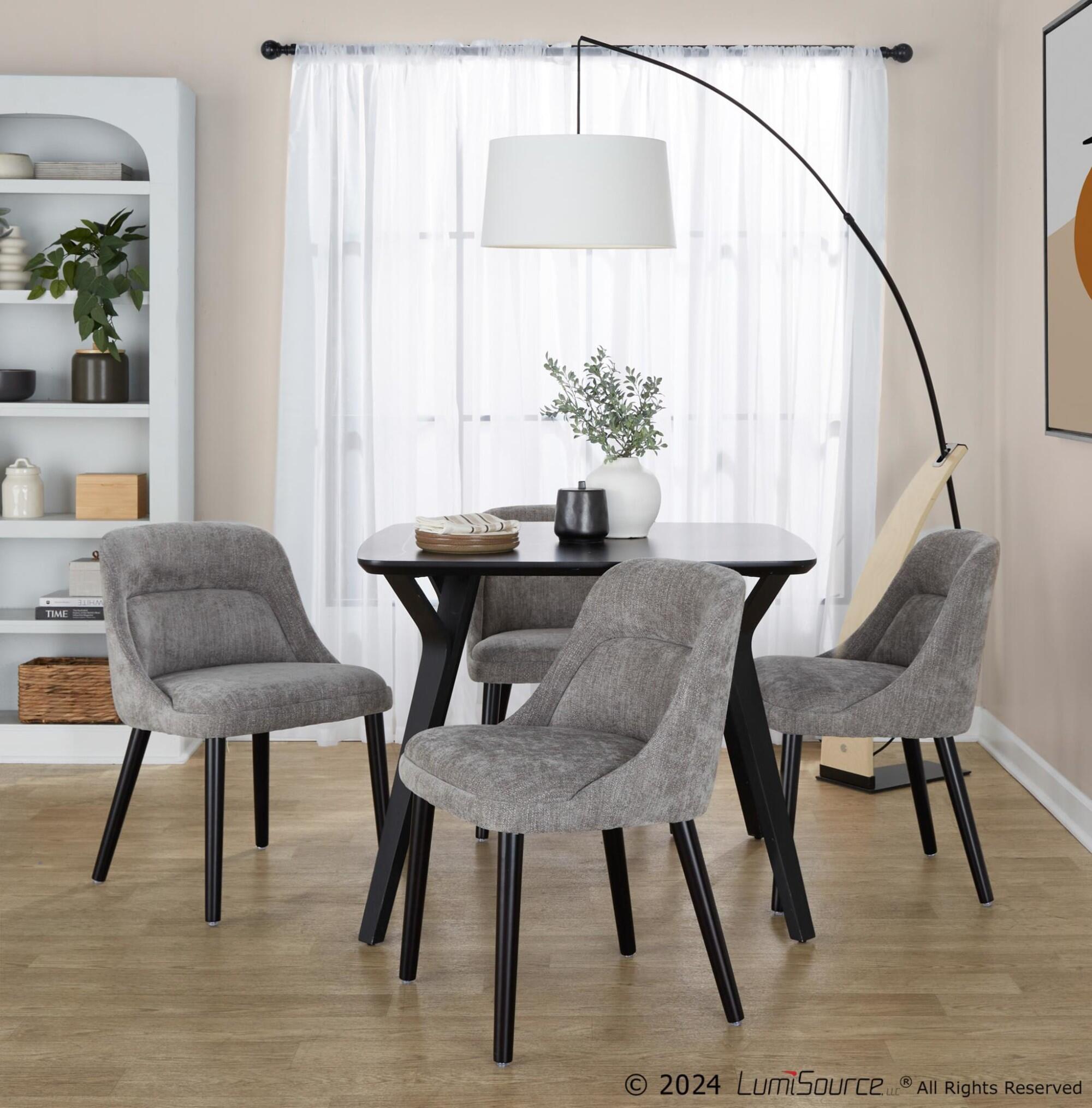 Click here for LumiSource Rina Dining Chair (Set of 2)  Gray prices