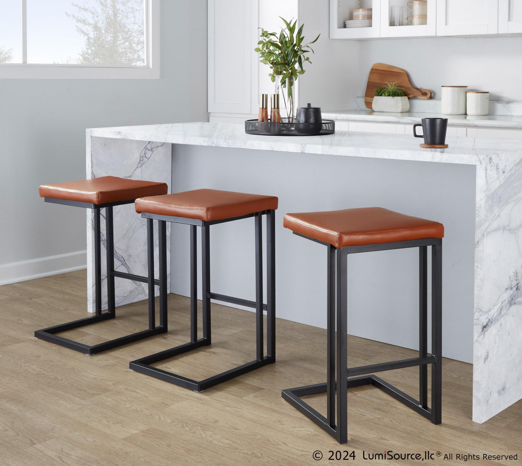 Click here for LumiSource Roman Counter Height Bar Stool (Set of... prices