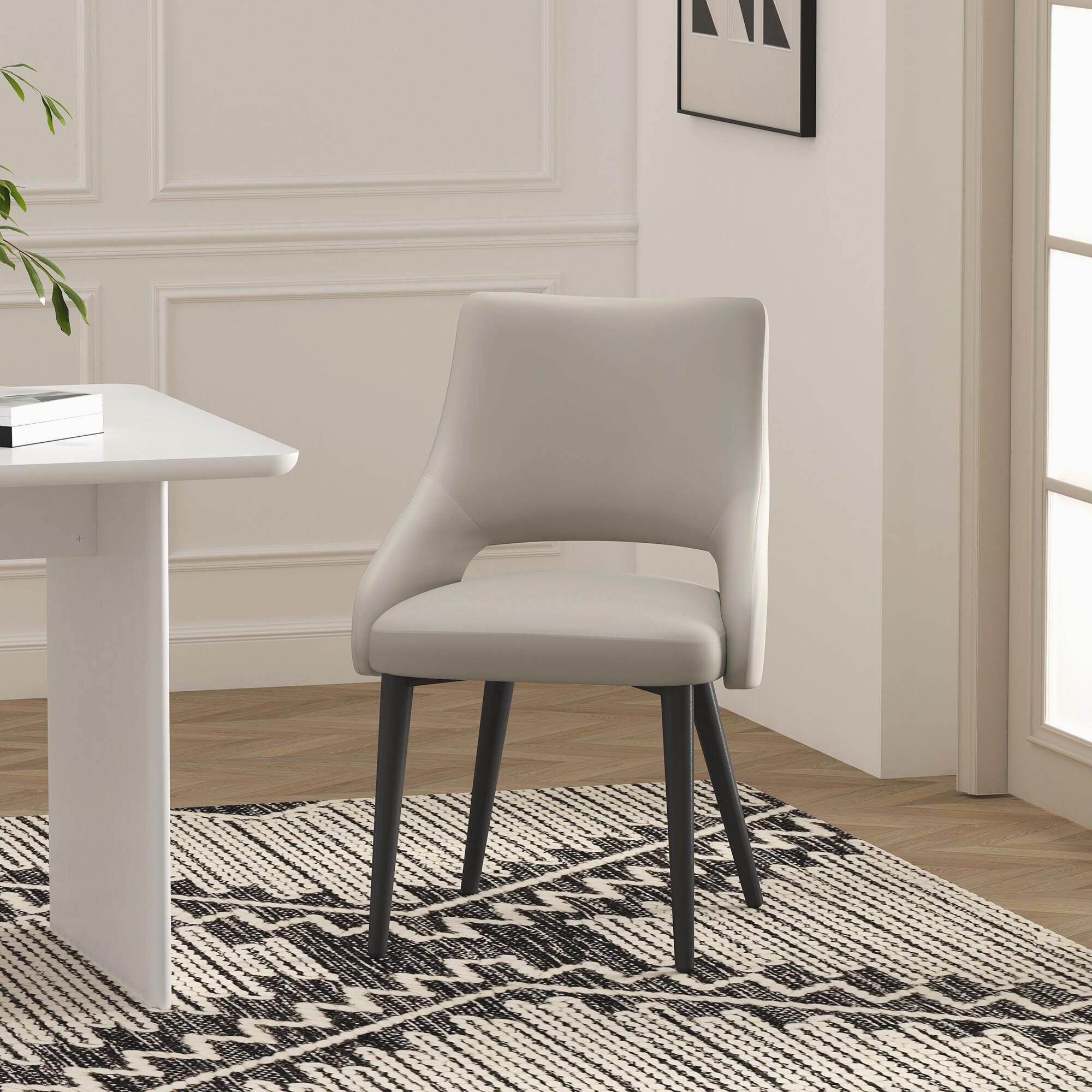 Click here for Manhattan Comfort Tremont Dining Chair  Stone prices