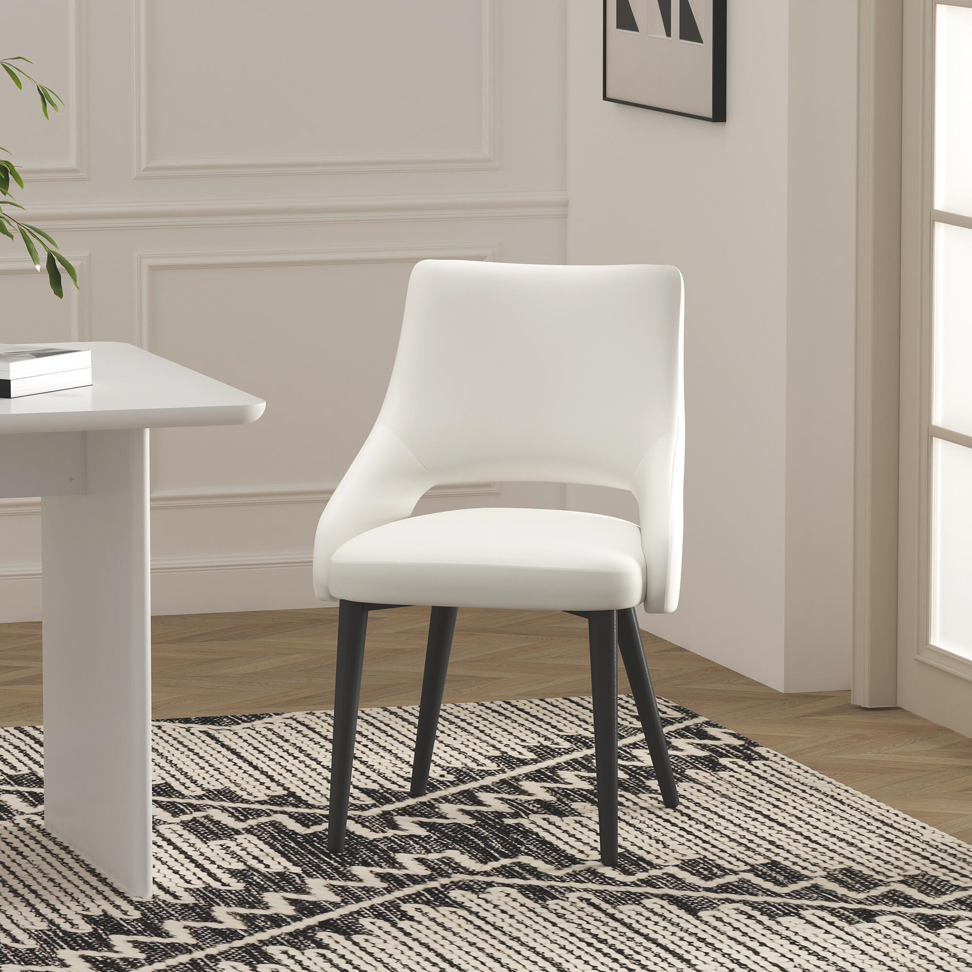 Click here for Manhattan Comfort Tremont Dining Chair  White prices