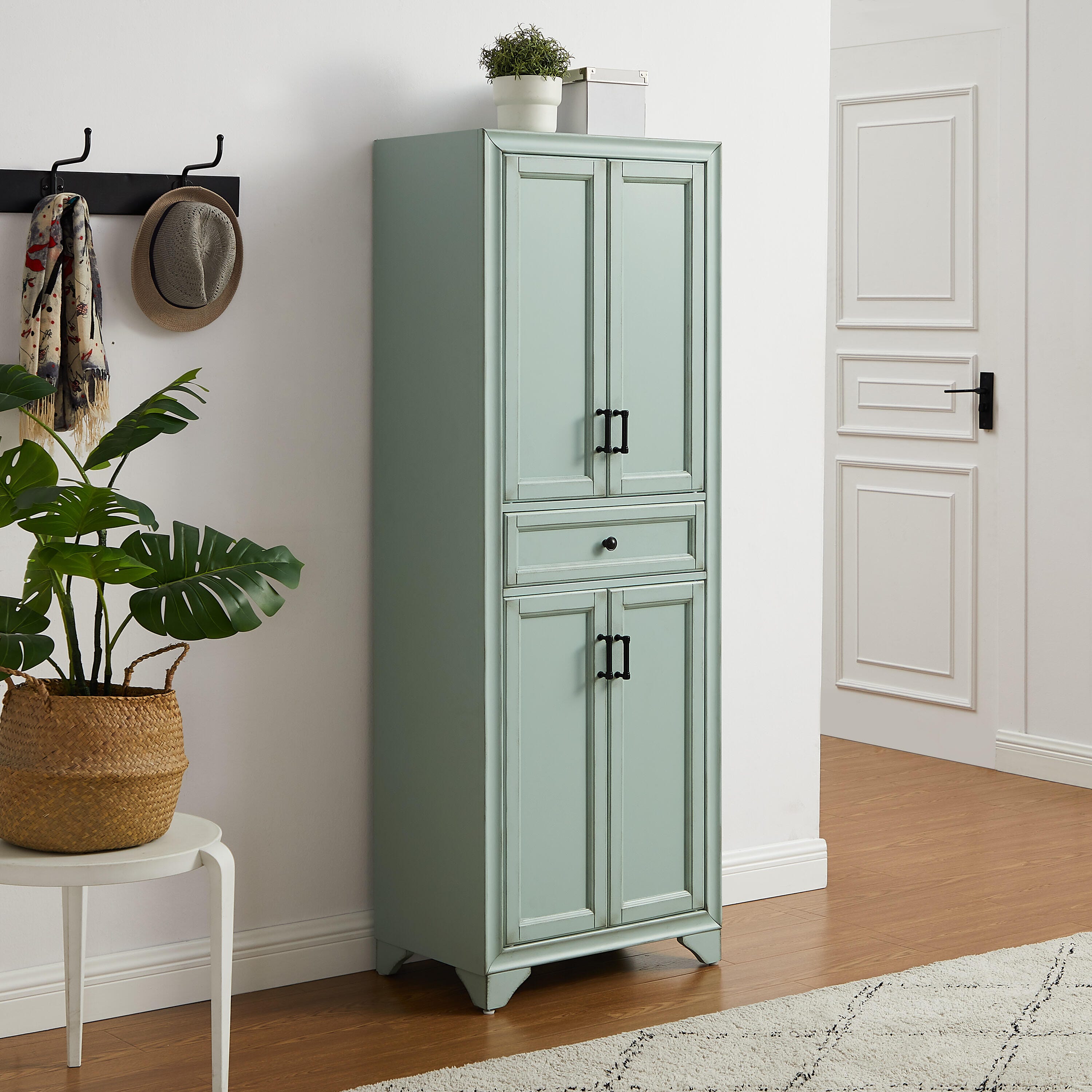 Click here for Crosley Furniture Tara Storage Pantry  Seafoam Blu... prices