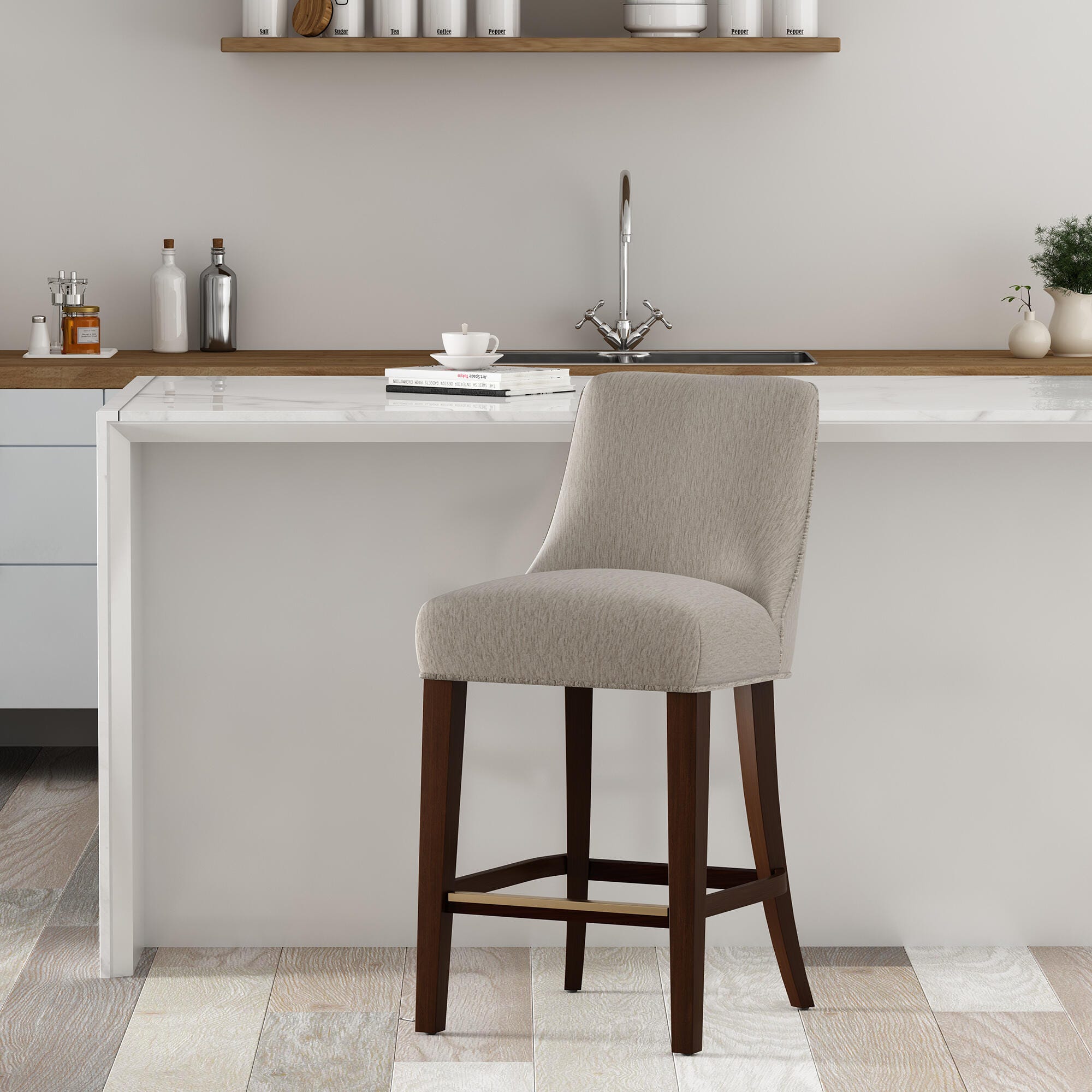 Click here for Manhattan Comfort Beever Counter Height Bar Stool... prices