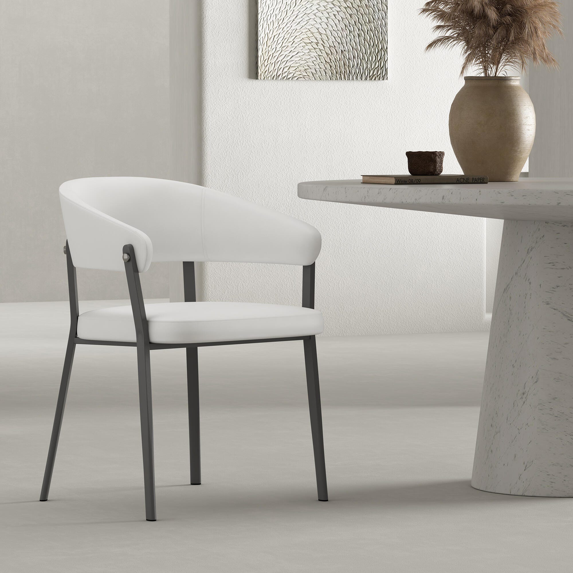 Click here for Manhattan Comfort Belle Dining Chair  White prices