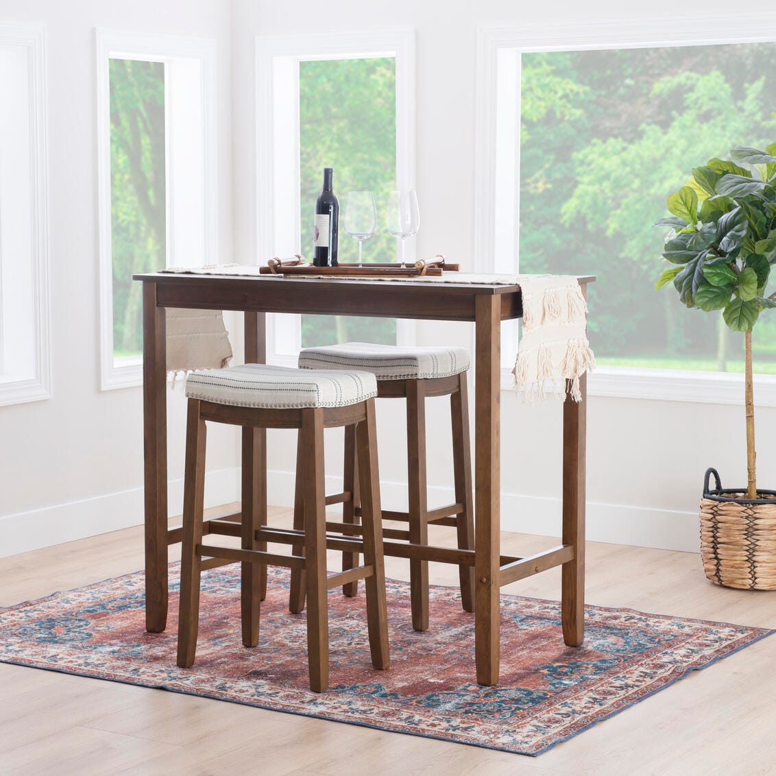 Click here for Linon Claridge Bar Height Dining Table and 2 Bar S... prices