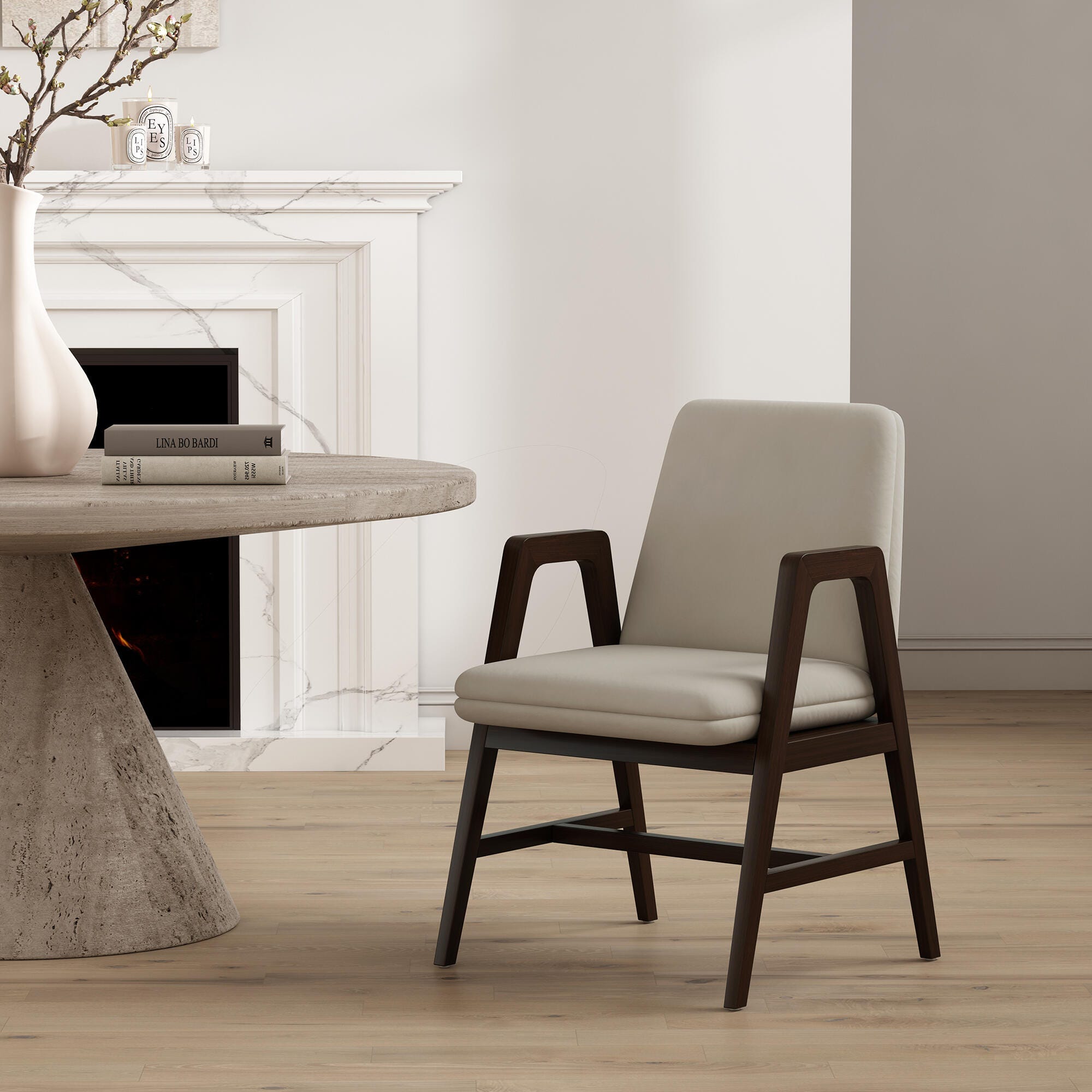 Click here for Manhattan Comfort Stella Dining Chair  Champagne prices