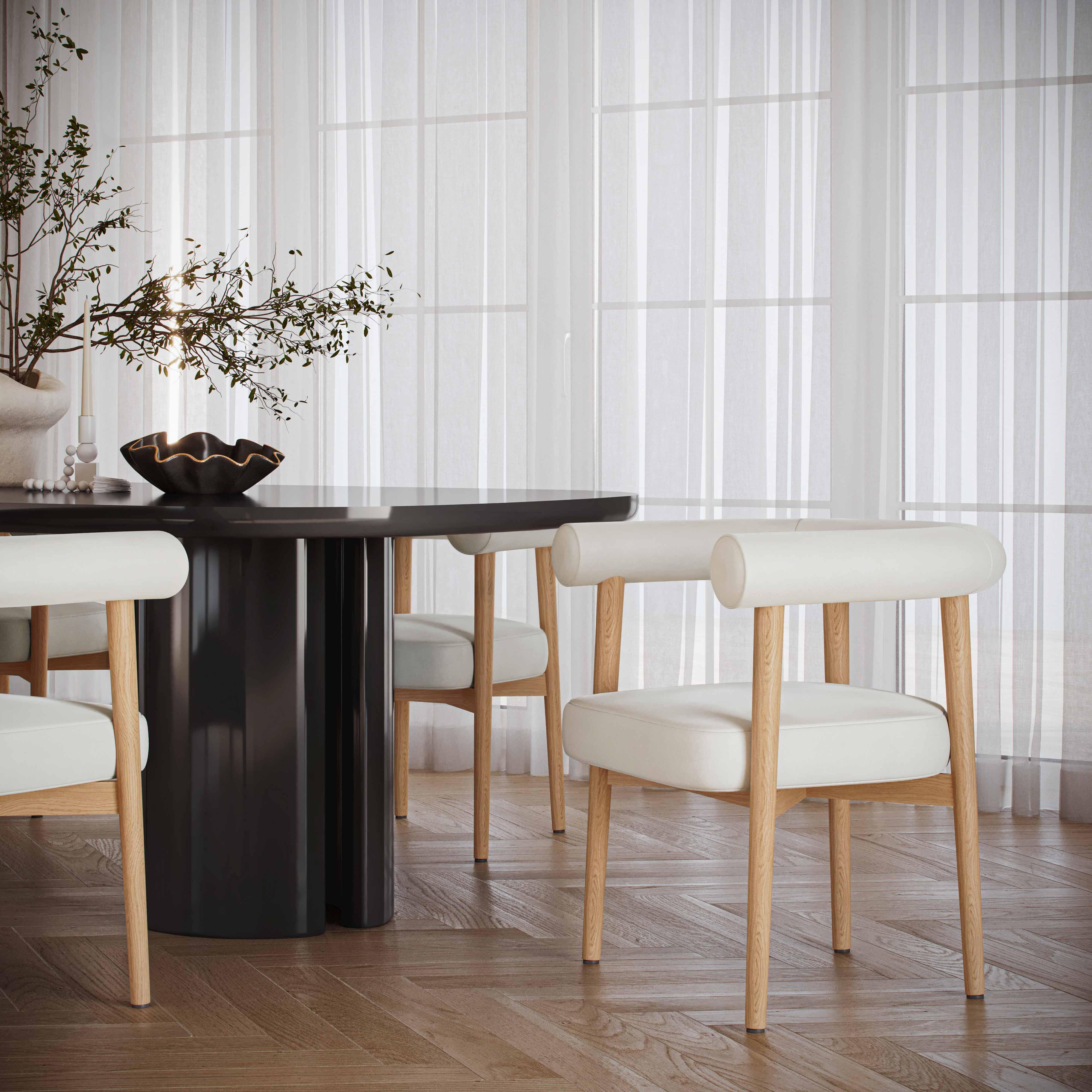Click here for TOV Furniture Spara Dining Chair  White prices