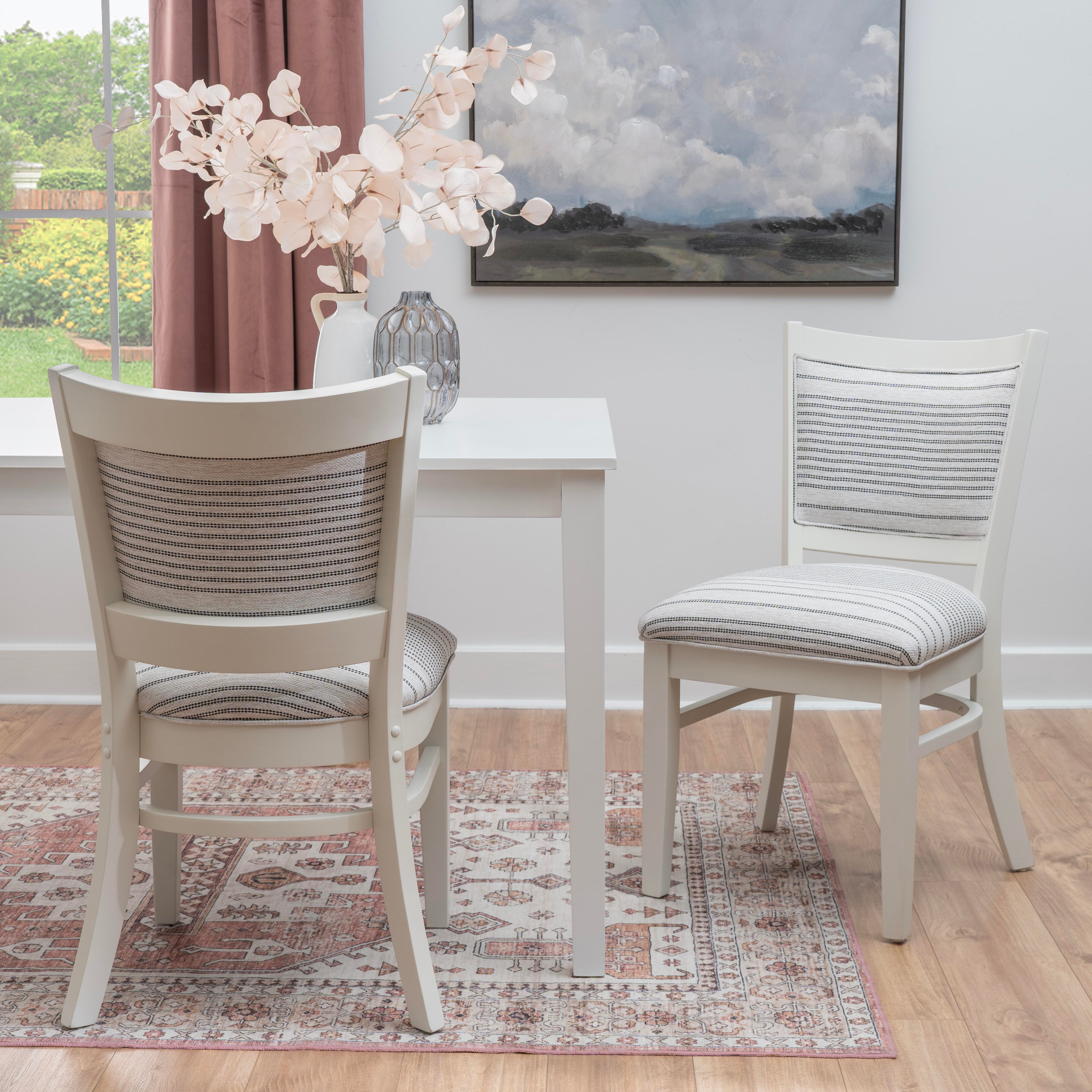 Click here for Linon Lanney Side Chair (Set of 2)  Gray prices