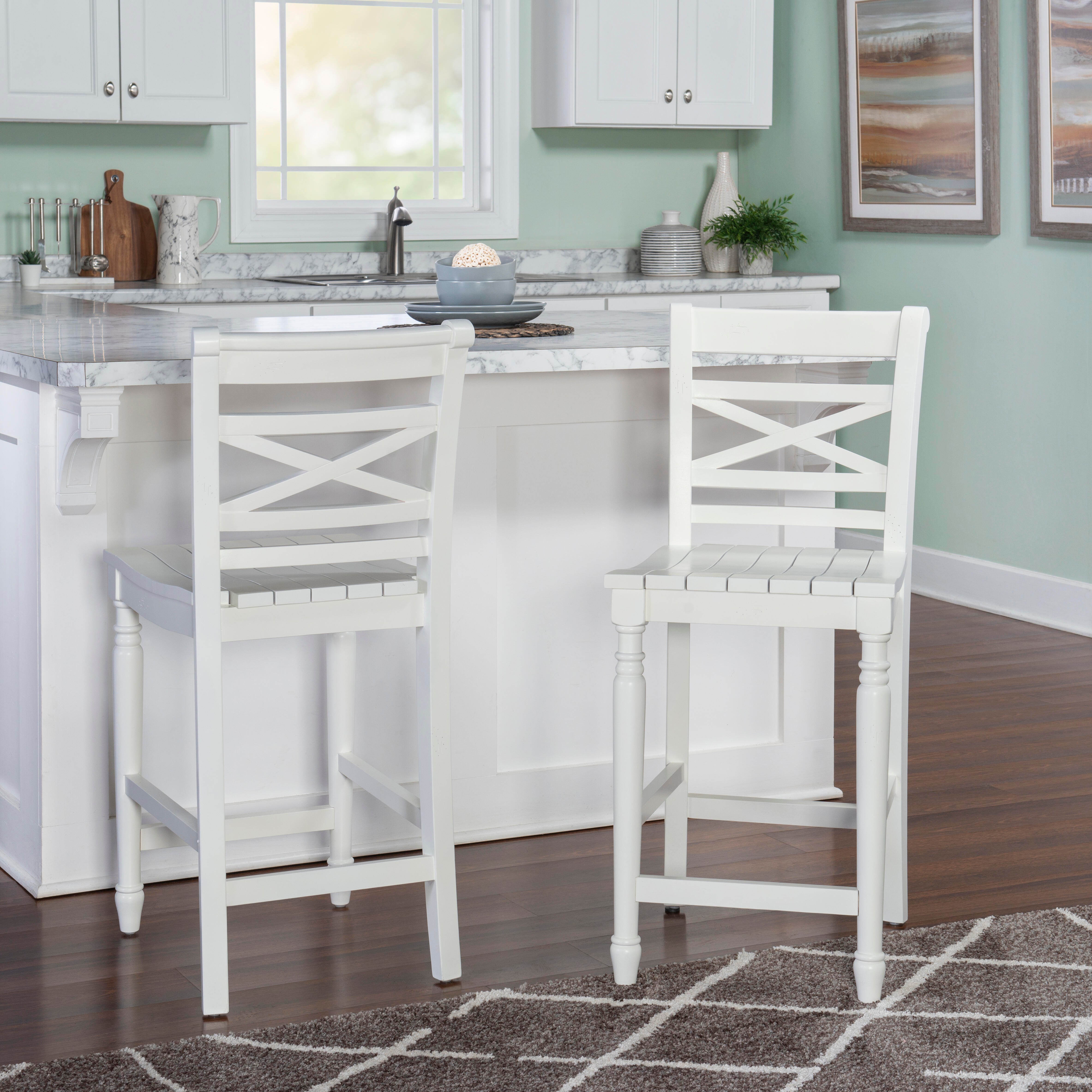 Click here for Linon Starke Counter Height Bar Stool  White prices