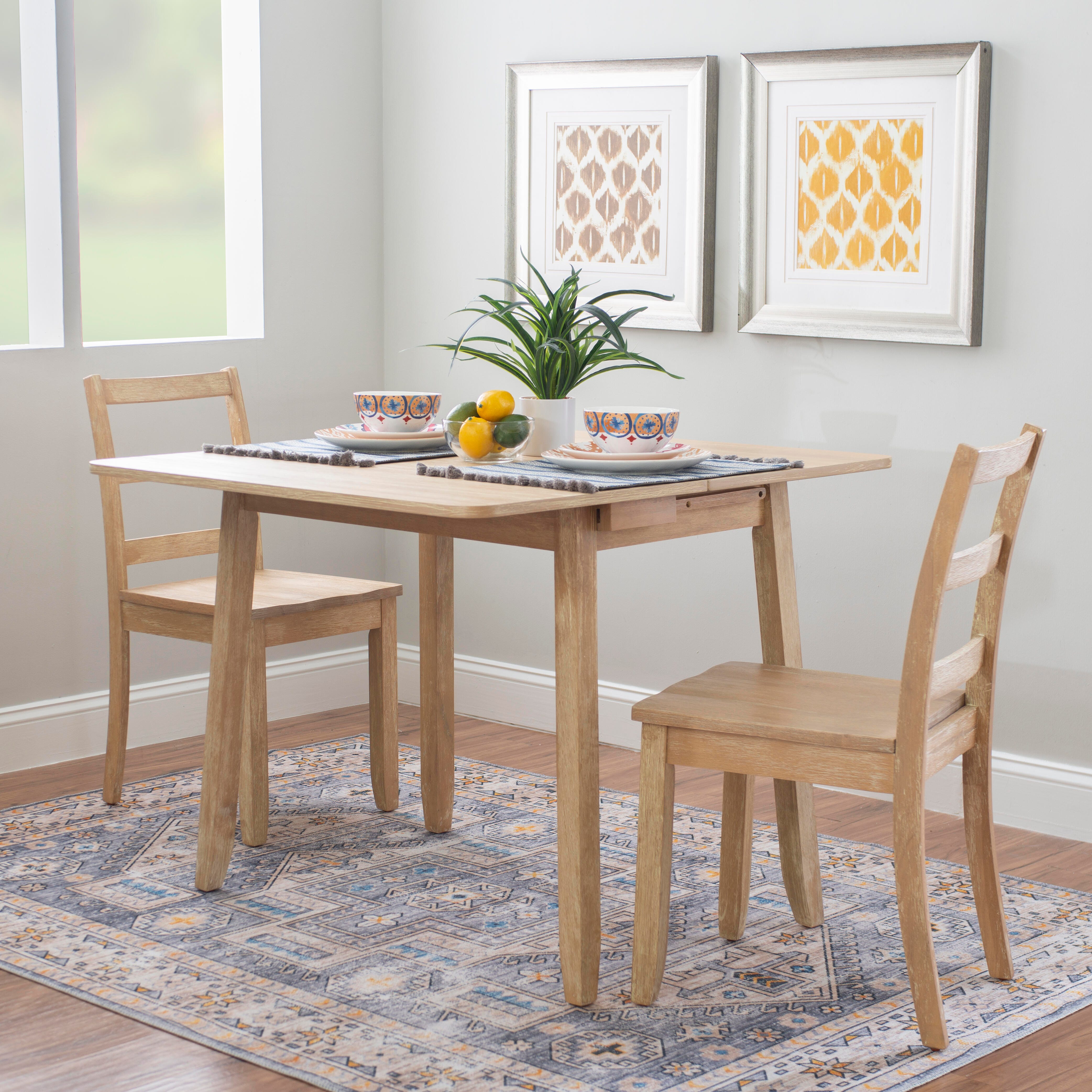 Click here for Linon Brendan Dining Table and 2 Chairs  Natural/B... prices