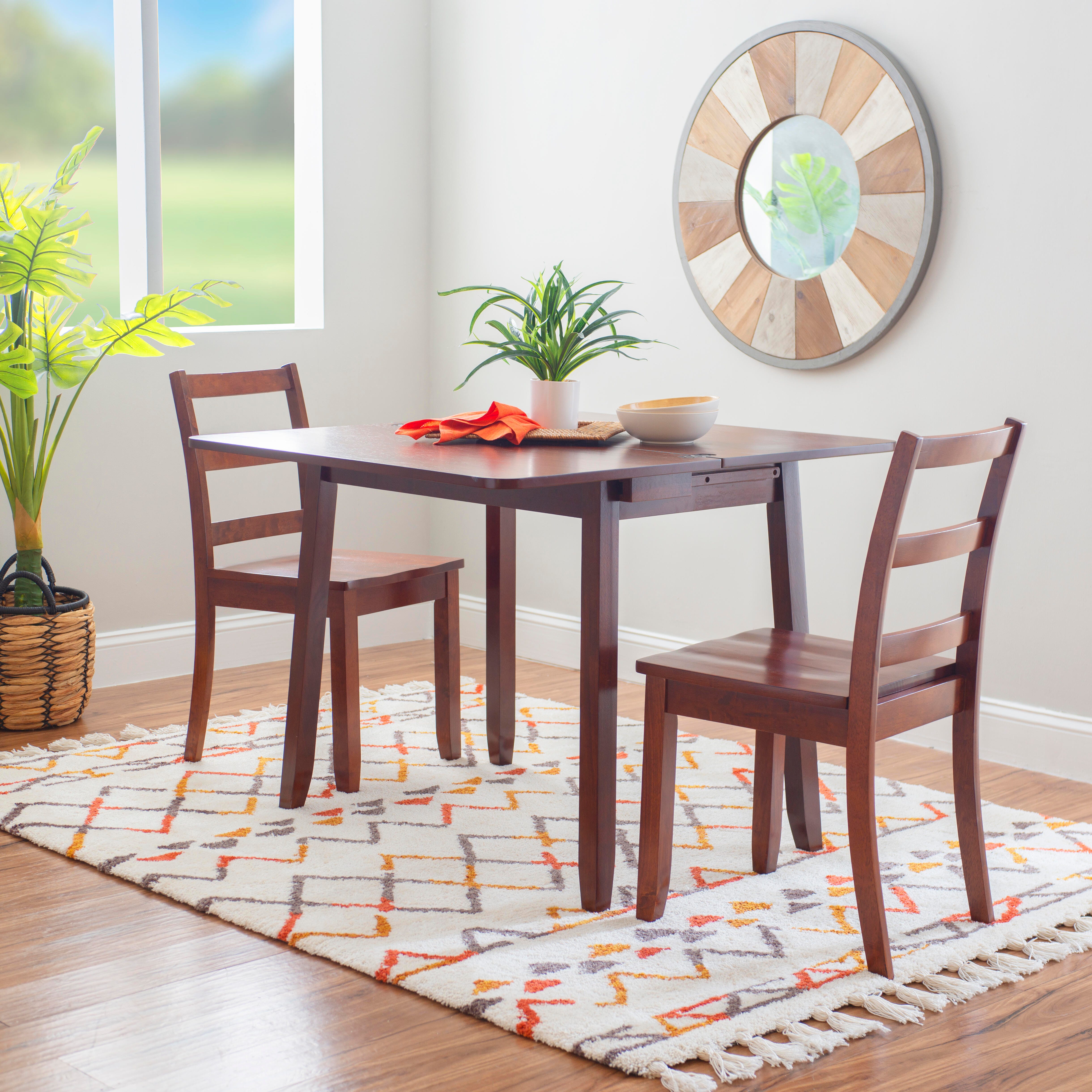 Click here for Linon Brendan Dining Table and 2 Chairs  Brown prices