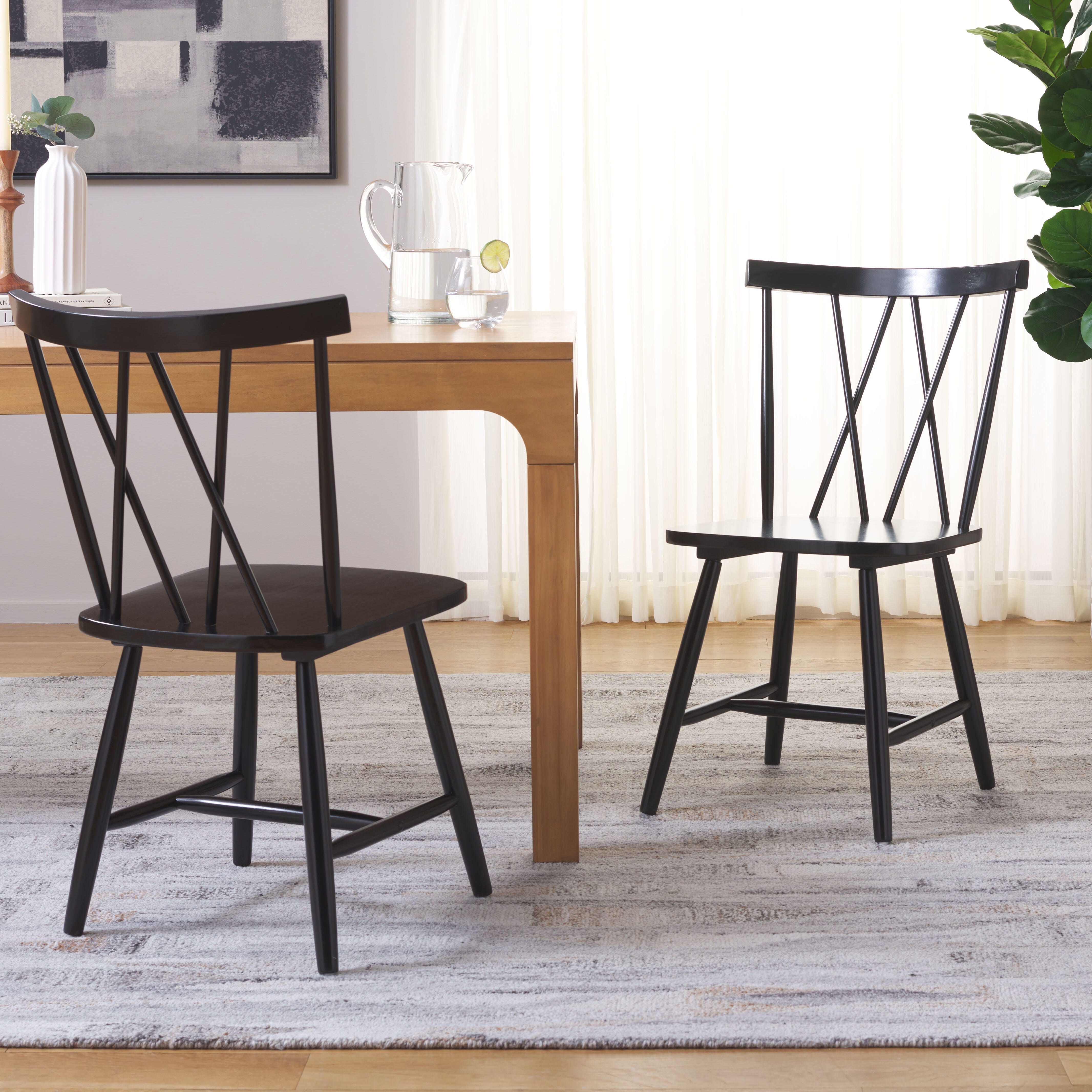 Click here for Safavieh Tayten Dining Chair (Set of 2)  Black prices