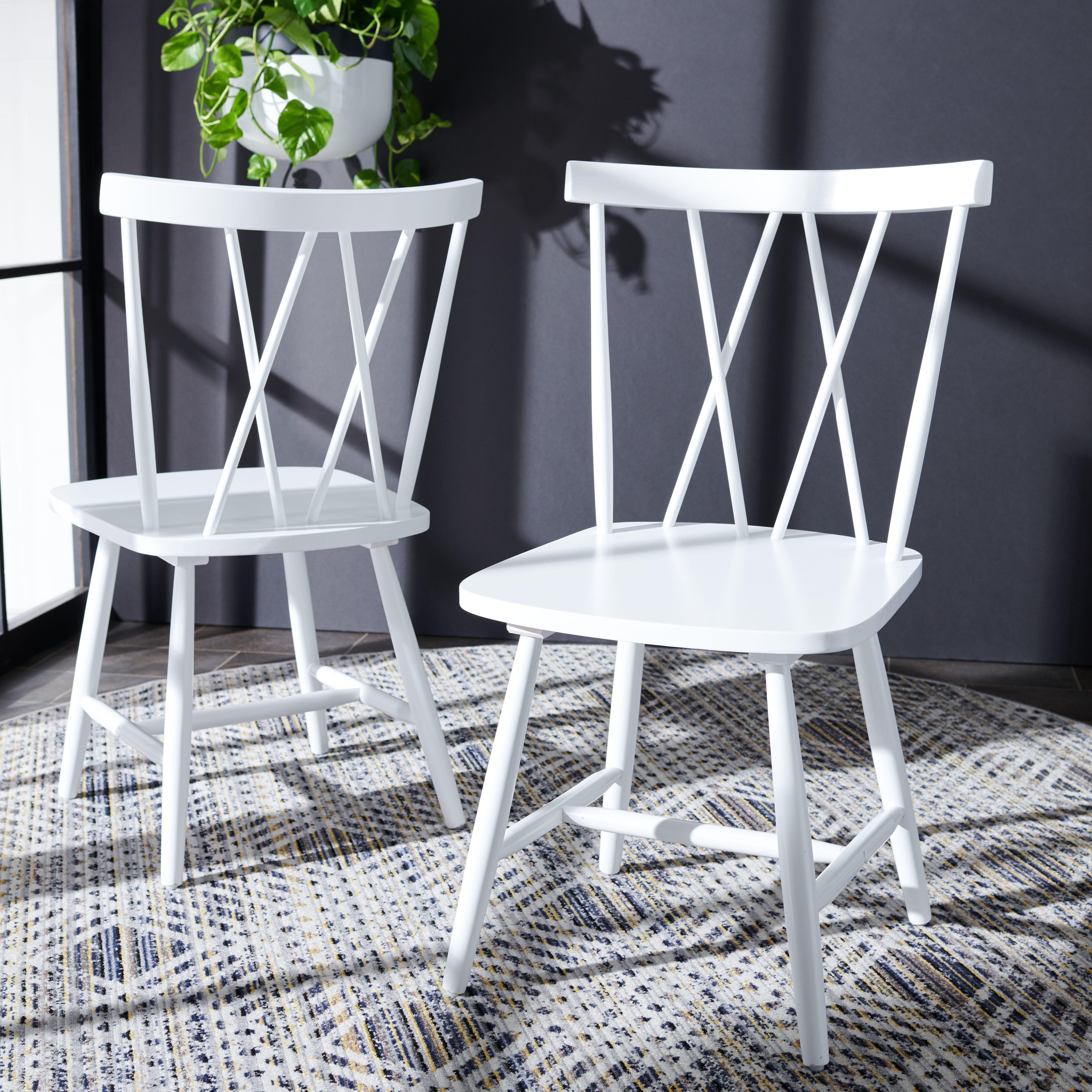 Click here for Safavieh Tayten Dining Chair (Set of 2)  White prices