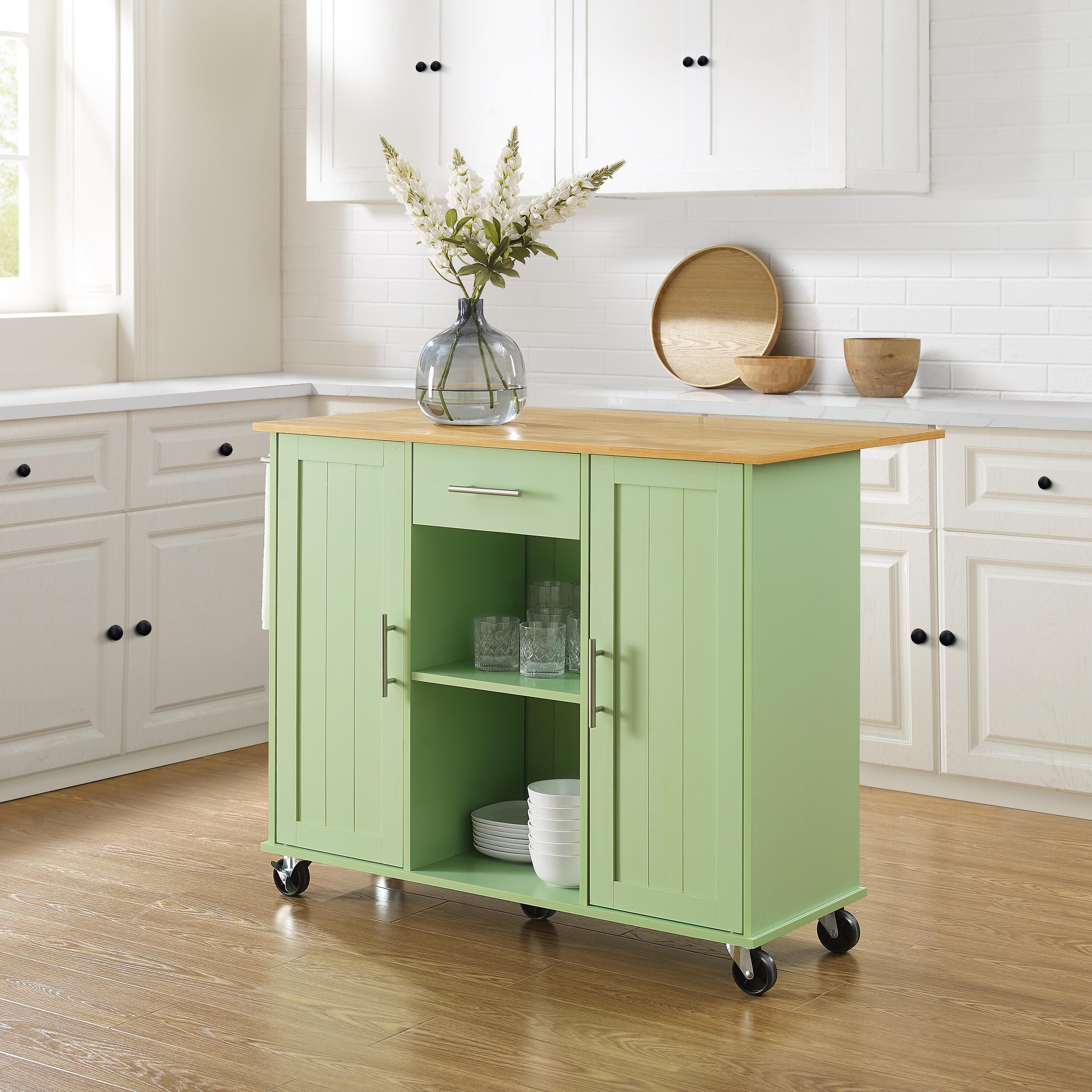 Click here for Crosley Furniture Stella Kitchen Cart  Mint prices