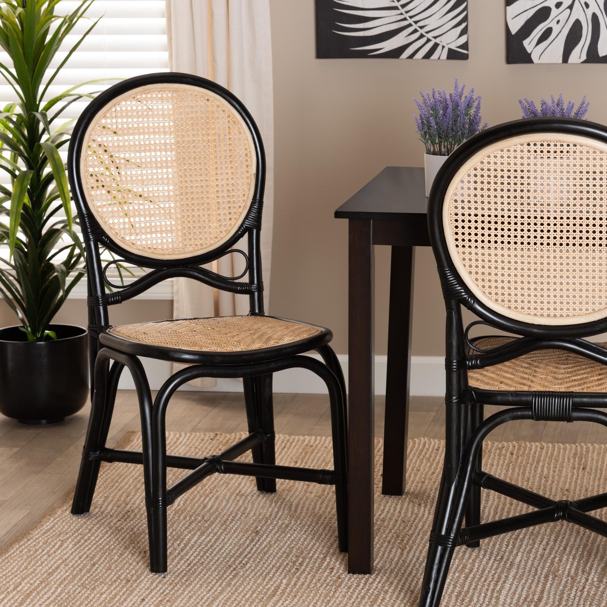 Click here for Bali & Pari Ayana Dining Chair  Natural/Black prices