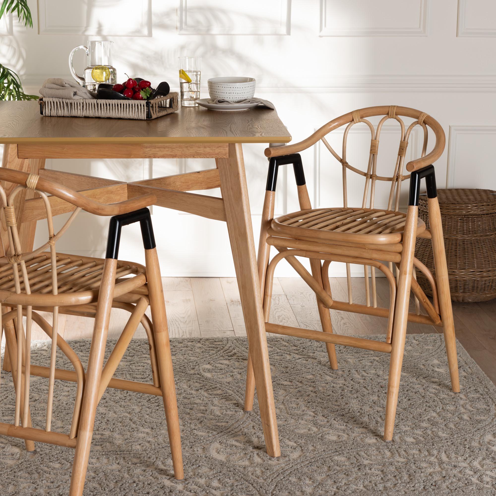 Click here for Bali & Pari Cyntia Counter Height Bar Stool  Natur... prices