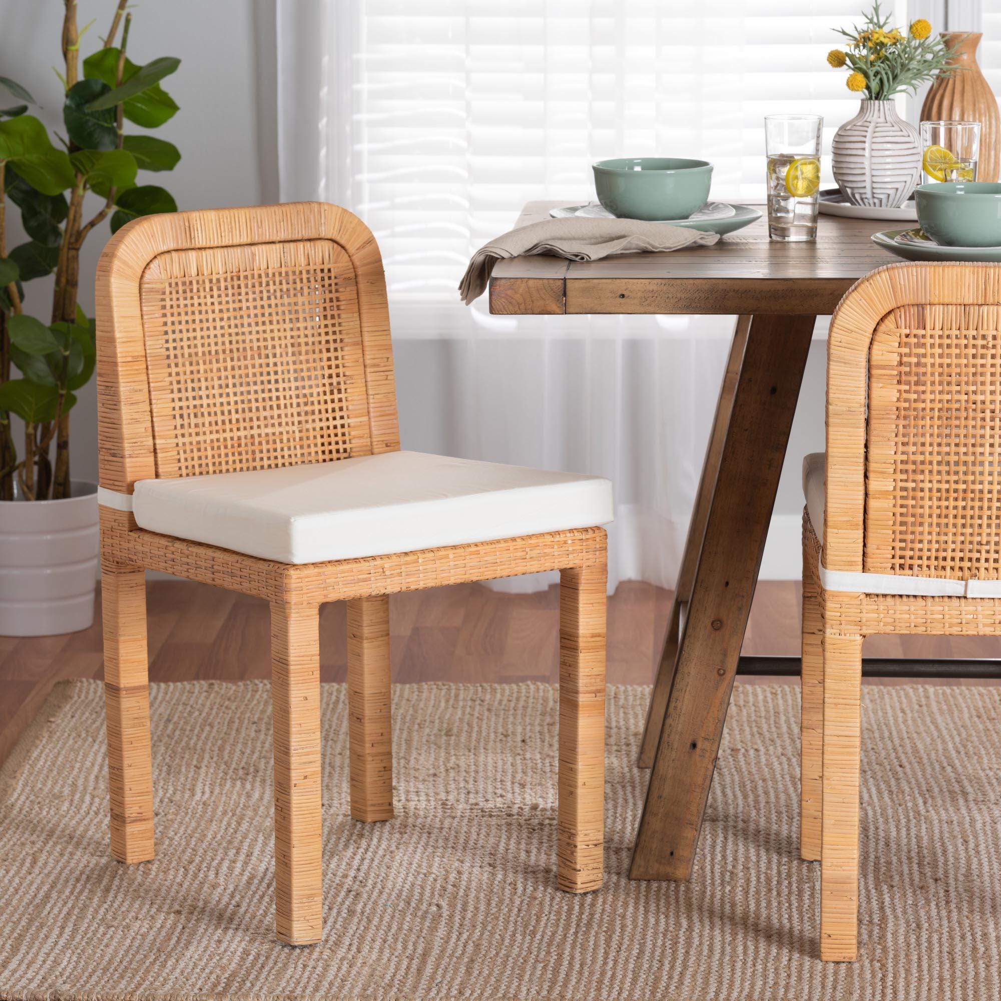 Click here for Bali & Pari Zariah Dining Chair (Set of 2)  Natura... prices