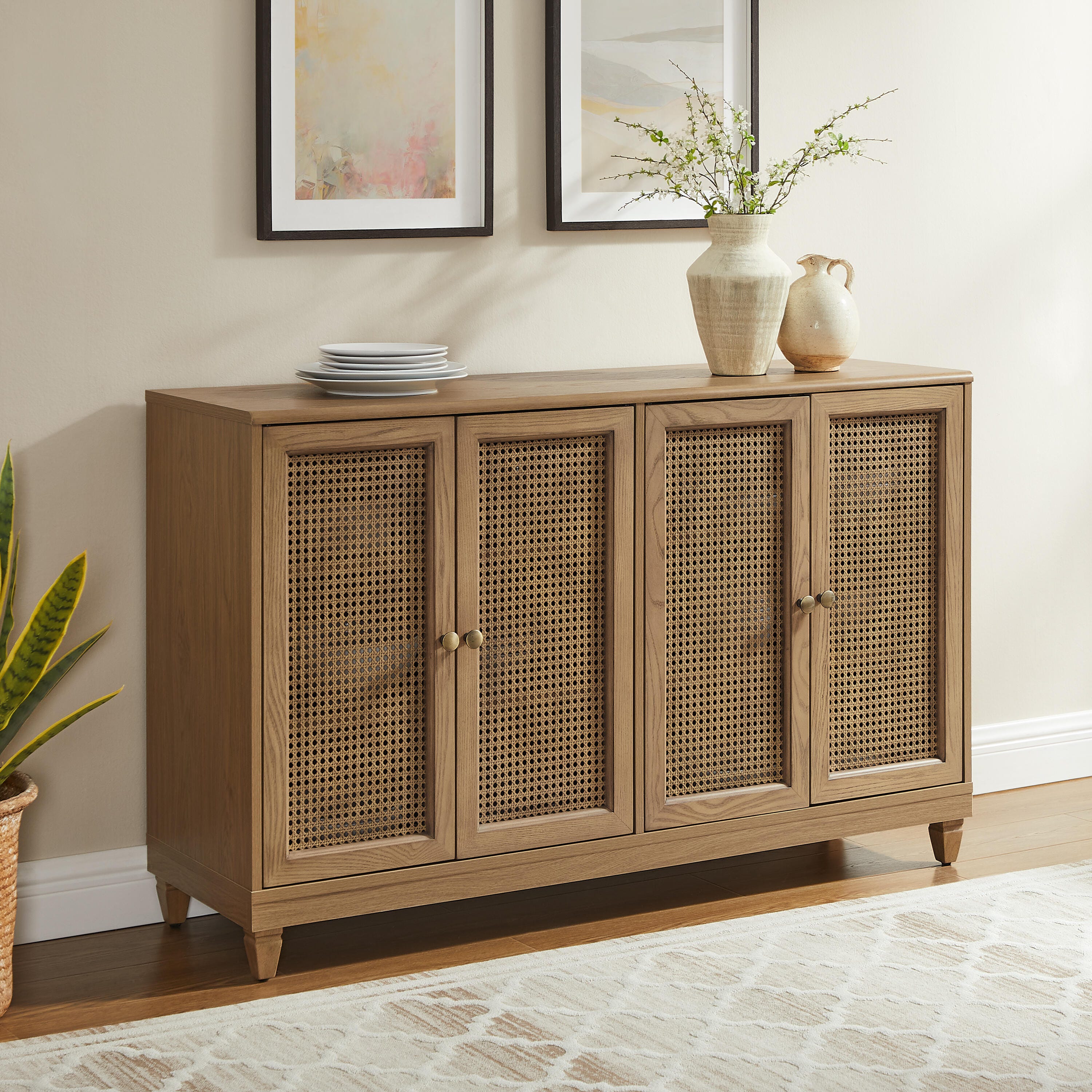 Click here for Crosley Furniture Katia Sideboard  Driftwood/Brown prices