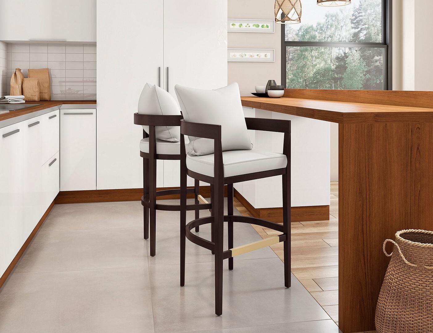 Click here for Manhattan Comfort Ritz Bar Height Barstool (Set of... prices