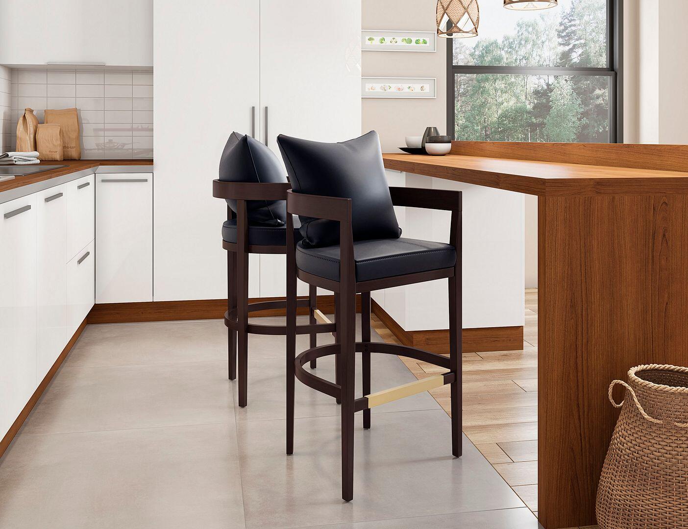 Click here for Manhattan Comfort Ritz Bar Height Barstool (Set of... prices