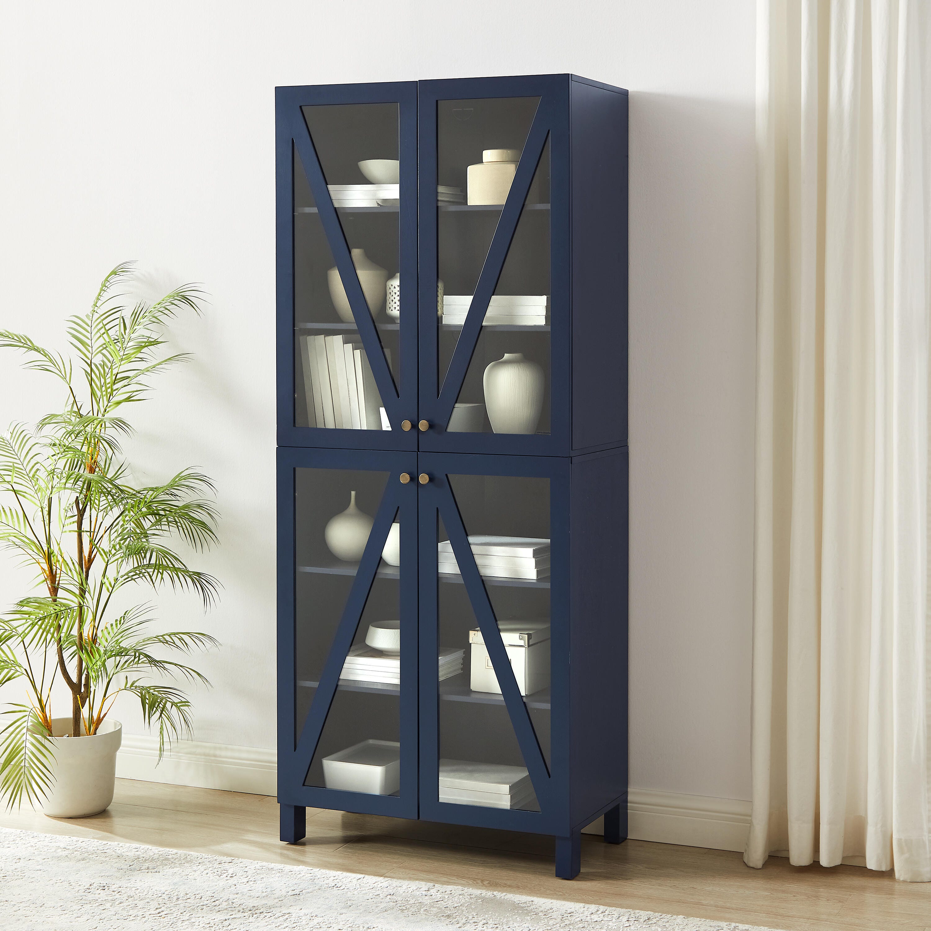 Click here for Cassai Tall Storage Pantry  Navy prices