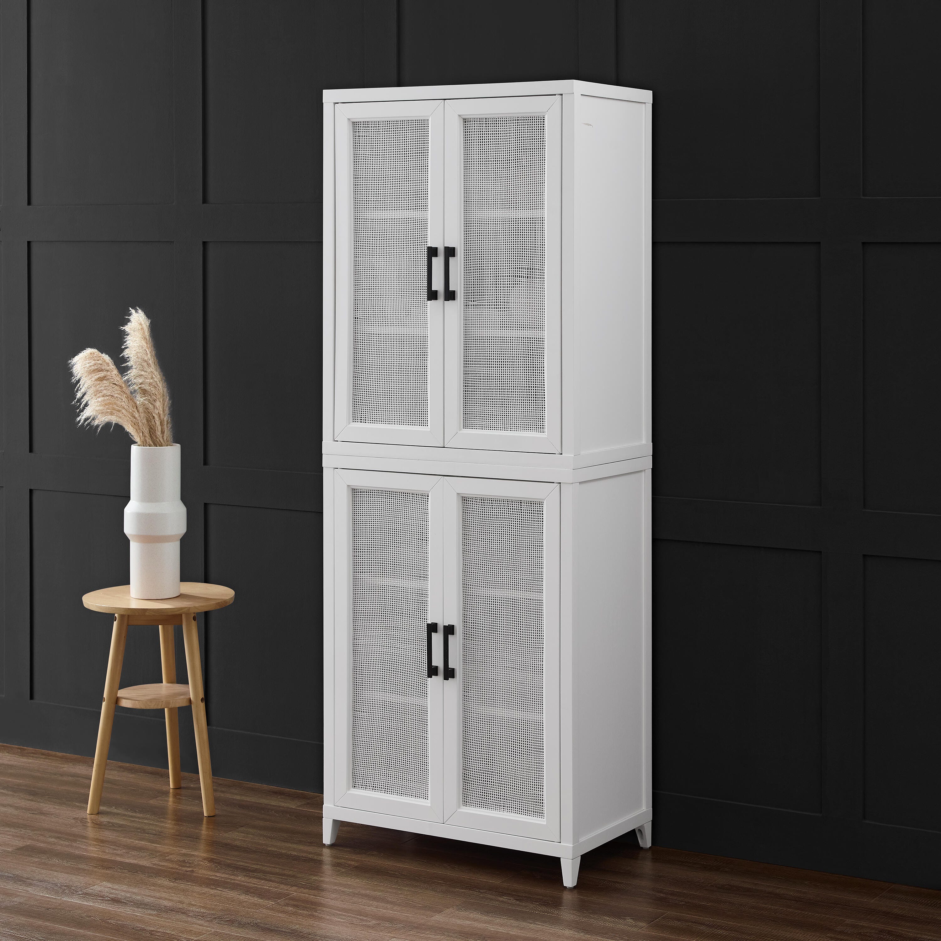 Click here for Milo Tall Storage Pantry  White prices