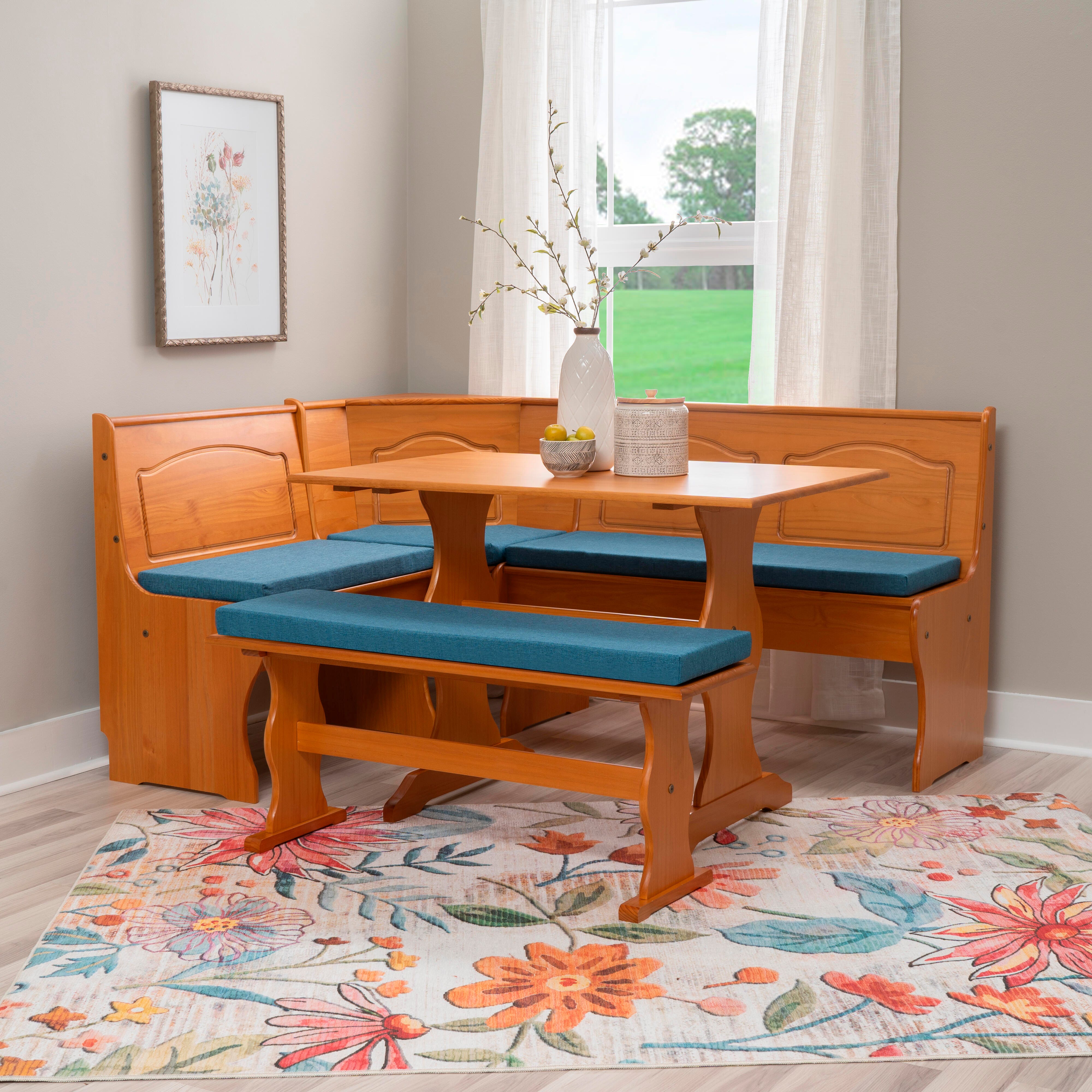 Click here for Linon Hanah Nook with Cushion Set  Honey prices